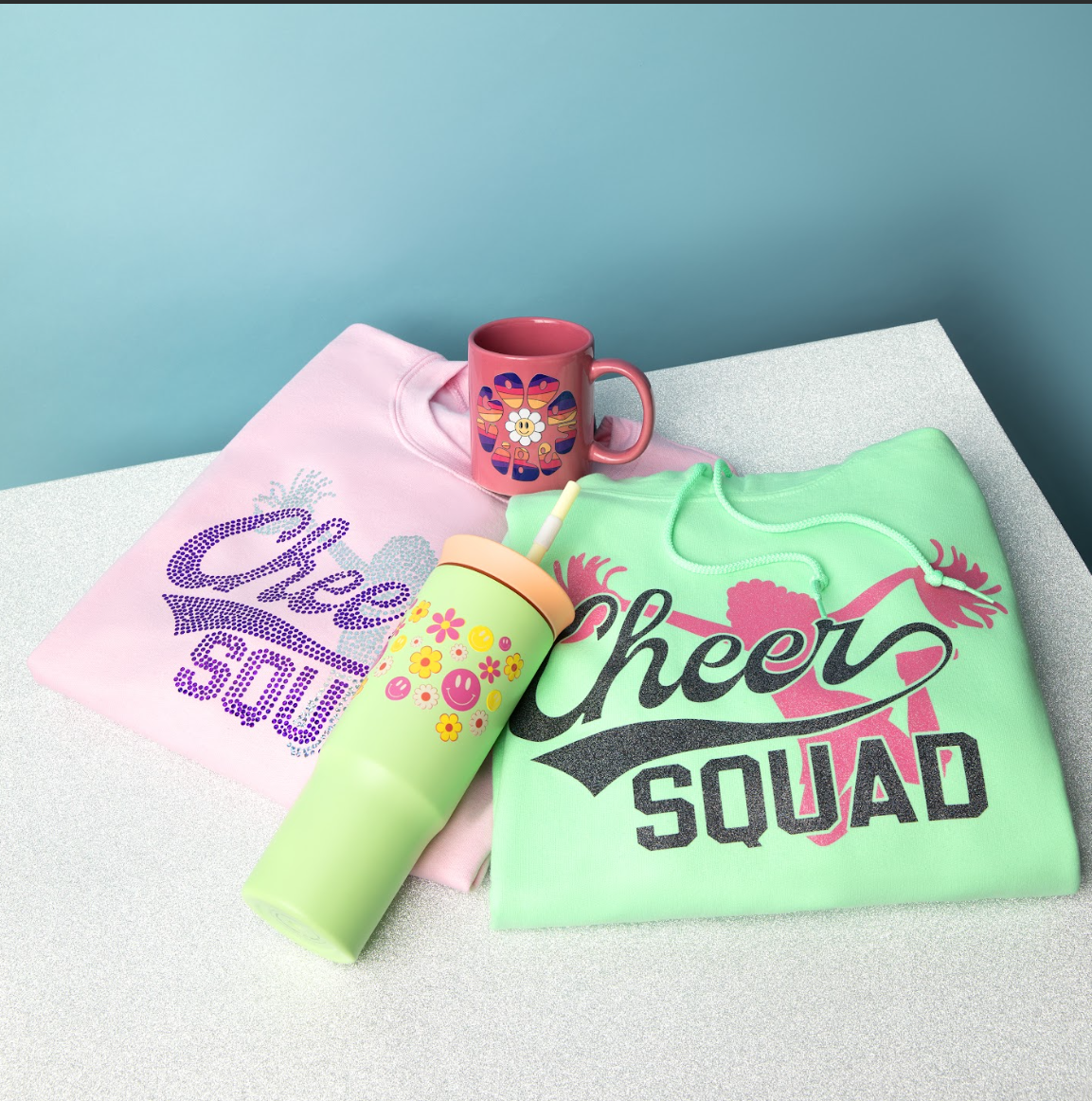 Glitter DTF Transfers by Size - Sparkling Heat Prints | Jiffy