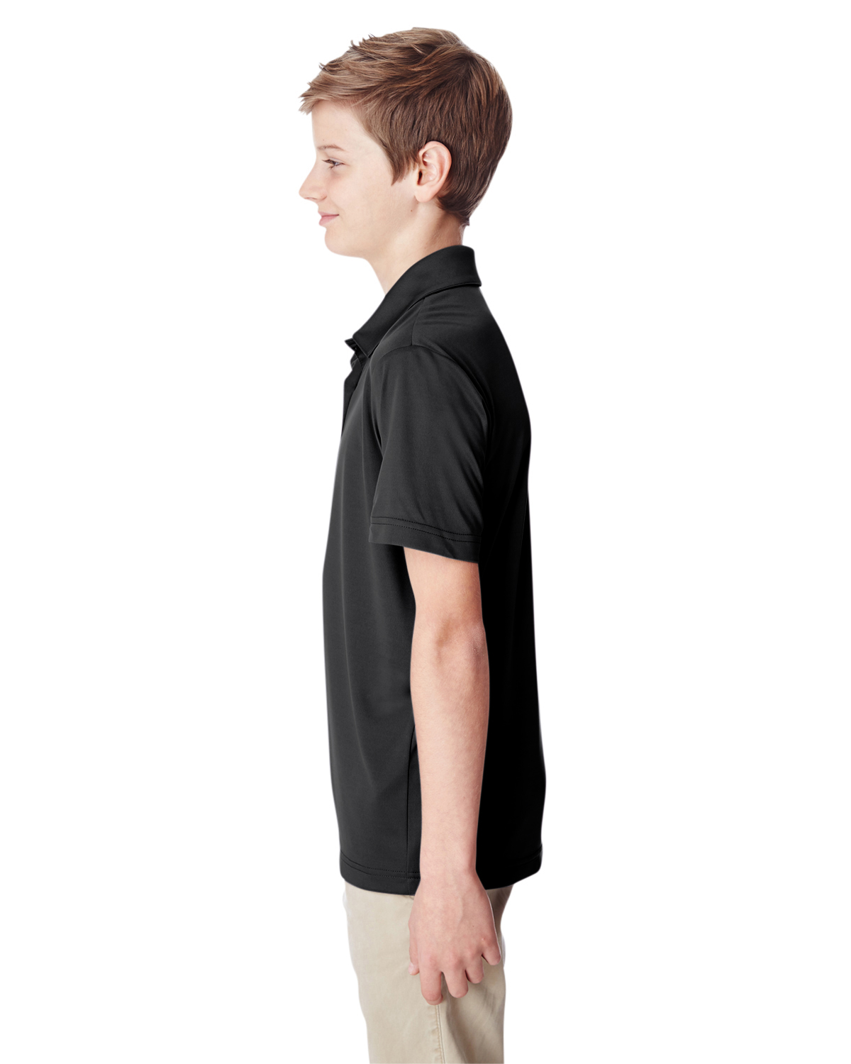 Team 365 Youth Zone Performance Polo Tt51 Y Black | Jiffy Team 365 Youth Zone Performance Polo Tt51 Y Black | Jiffy