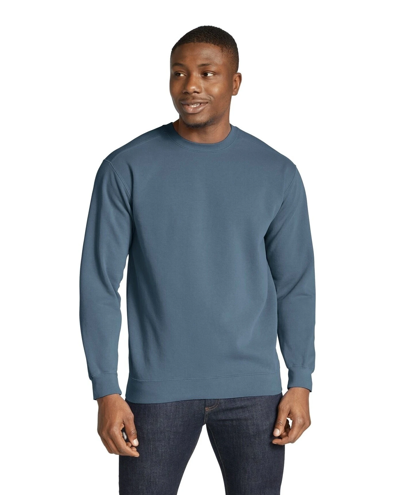 Comfort Colors Unisex Crewneck Sweatshirt 1566 Denim | Jiffy