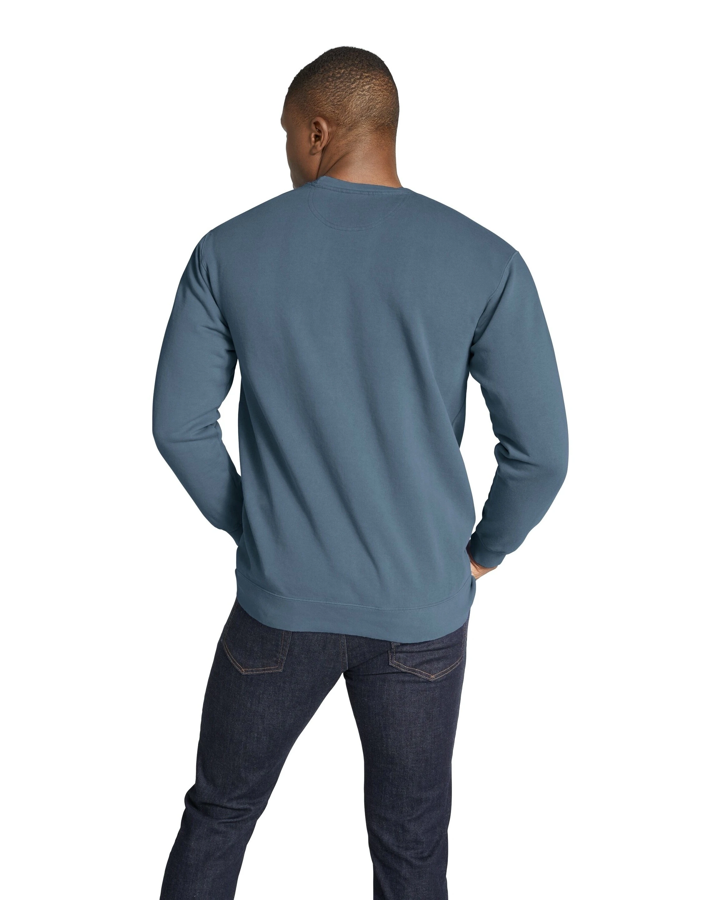 Comfort Colors Unisex Crewneck Sweatshirt 1566 Denim | Jiffy