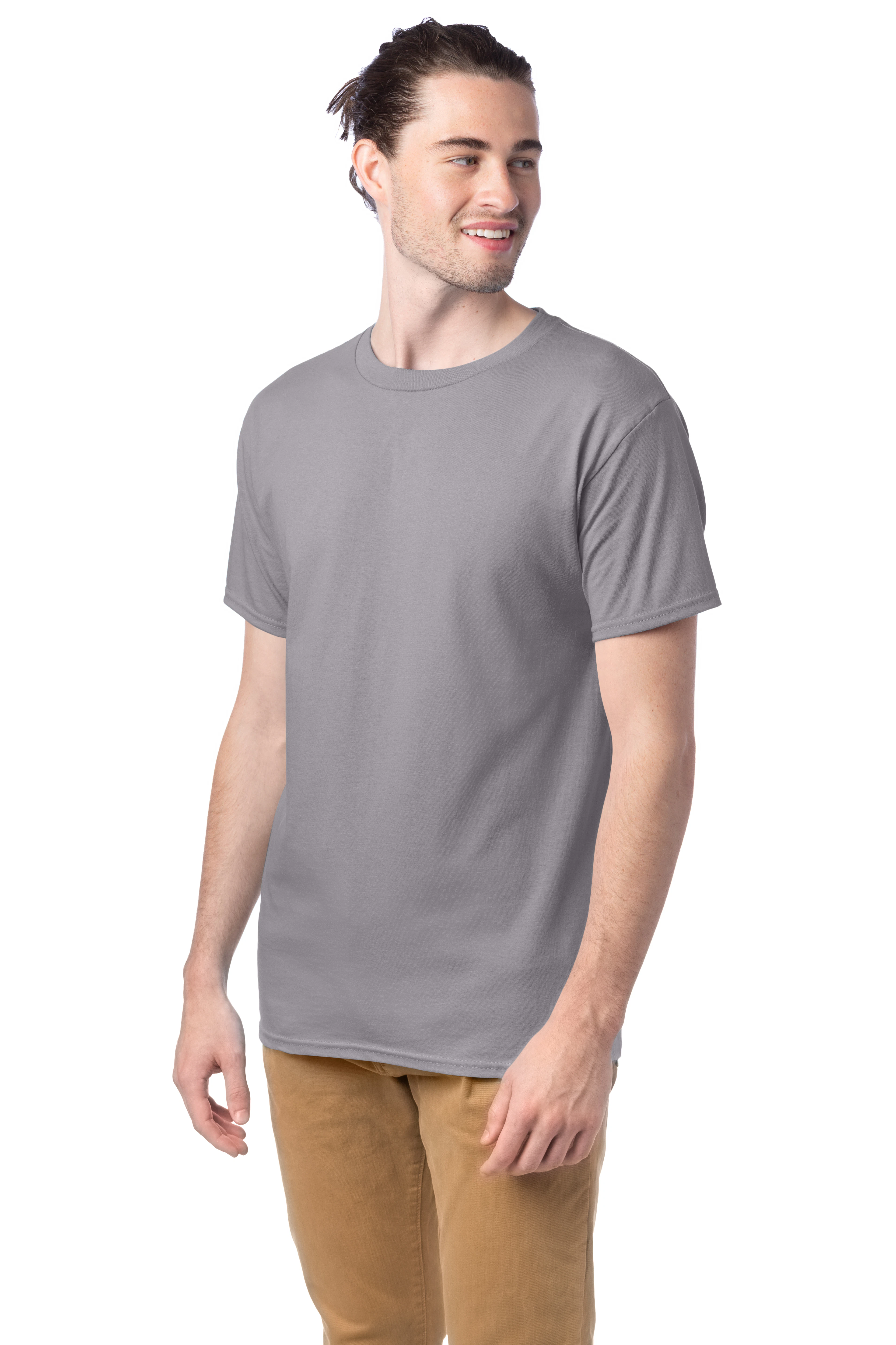 Custom T-Shirts Graphite - Hanes 5280 | Jiffy Custom Print
