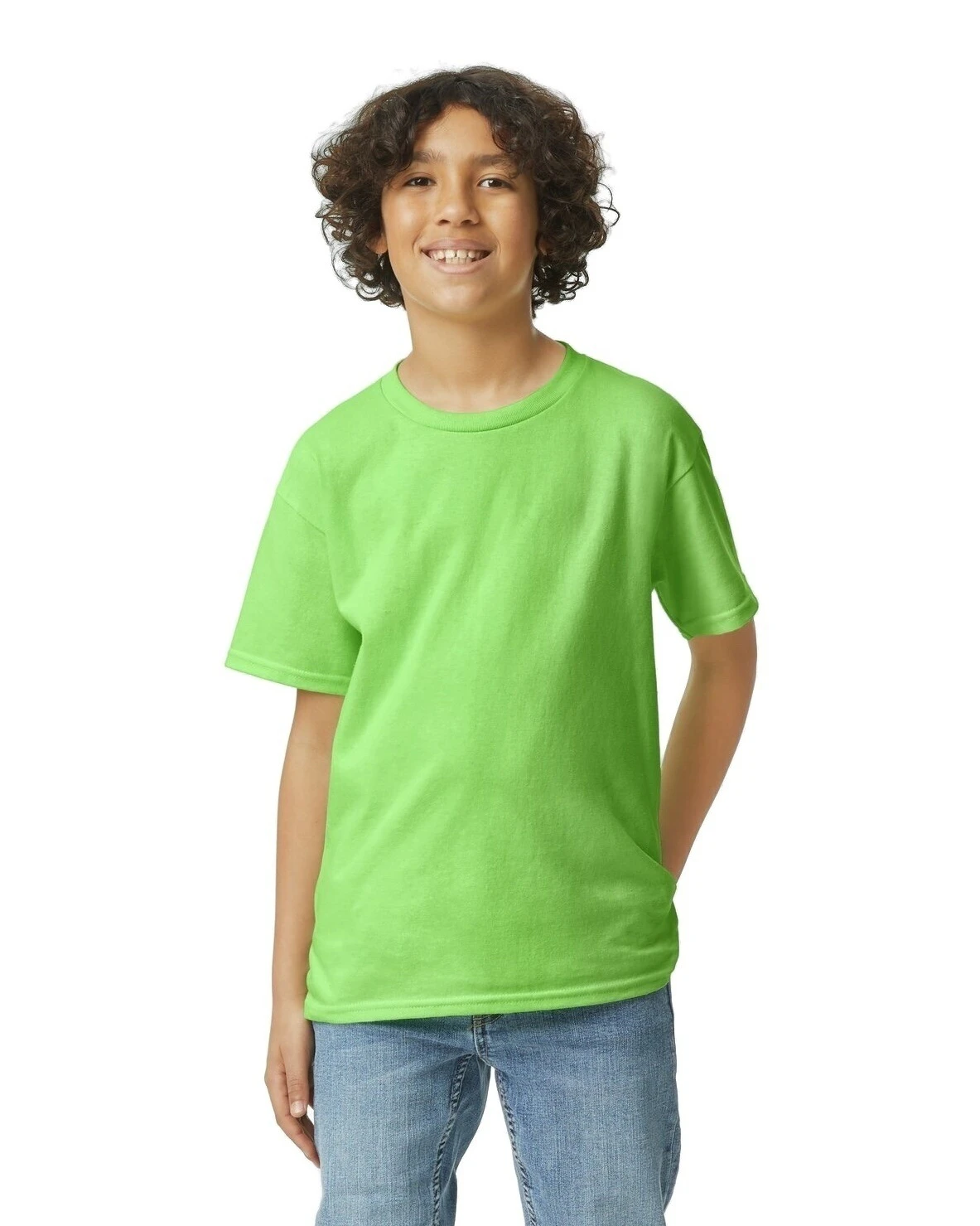 Gildan Youth Ultra Cotton® T Shirt G200 B Lime | Jiffy
