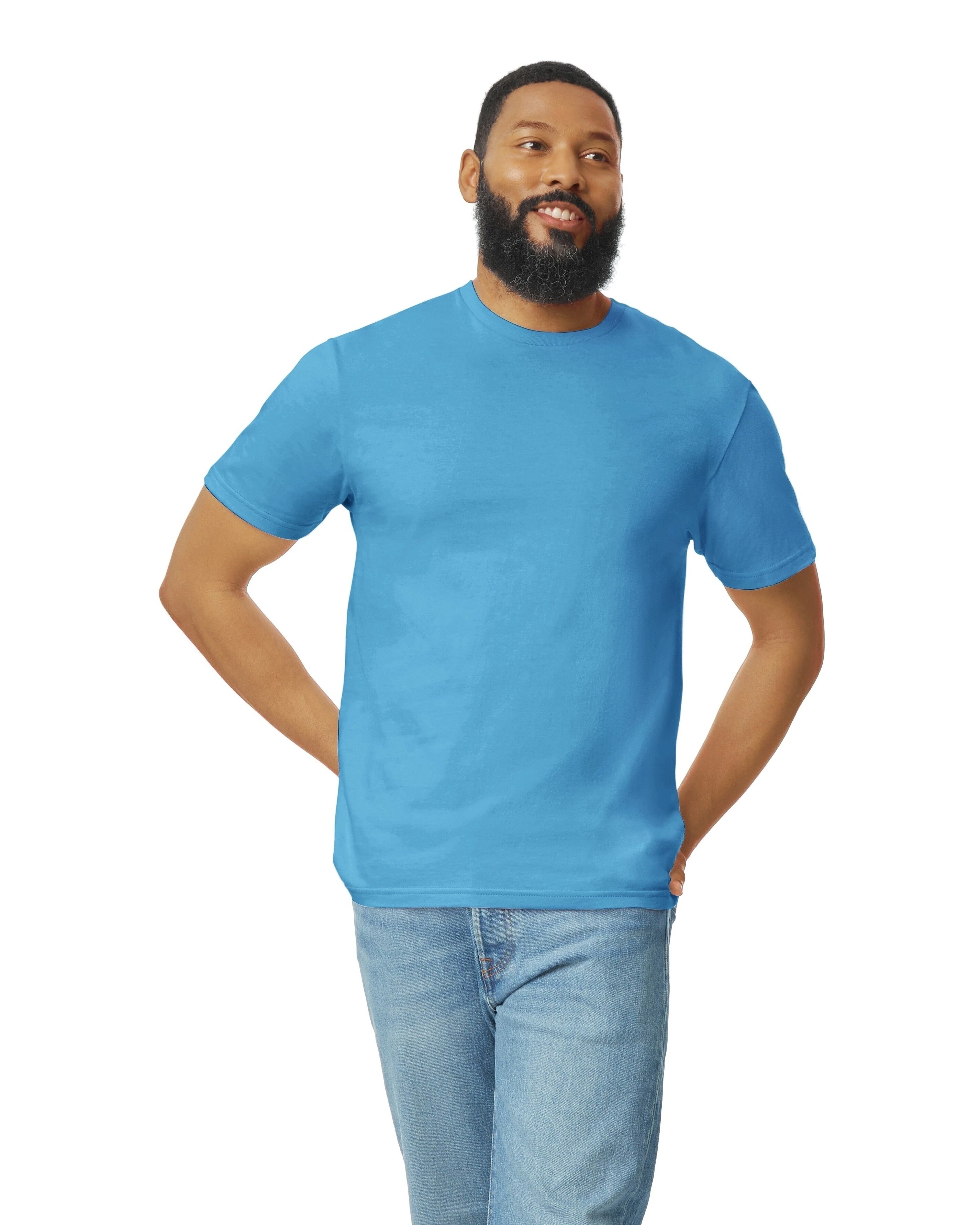 Gildan G640 Softstyle® Unisex T Shirt Iris | Jiffy