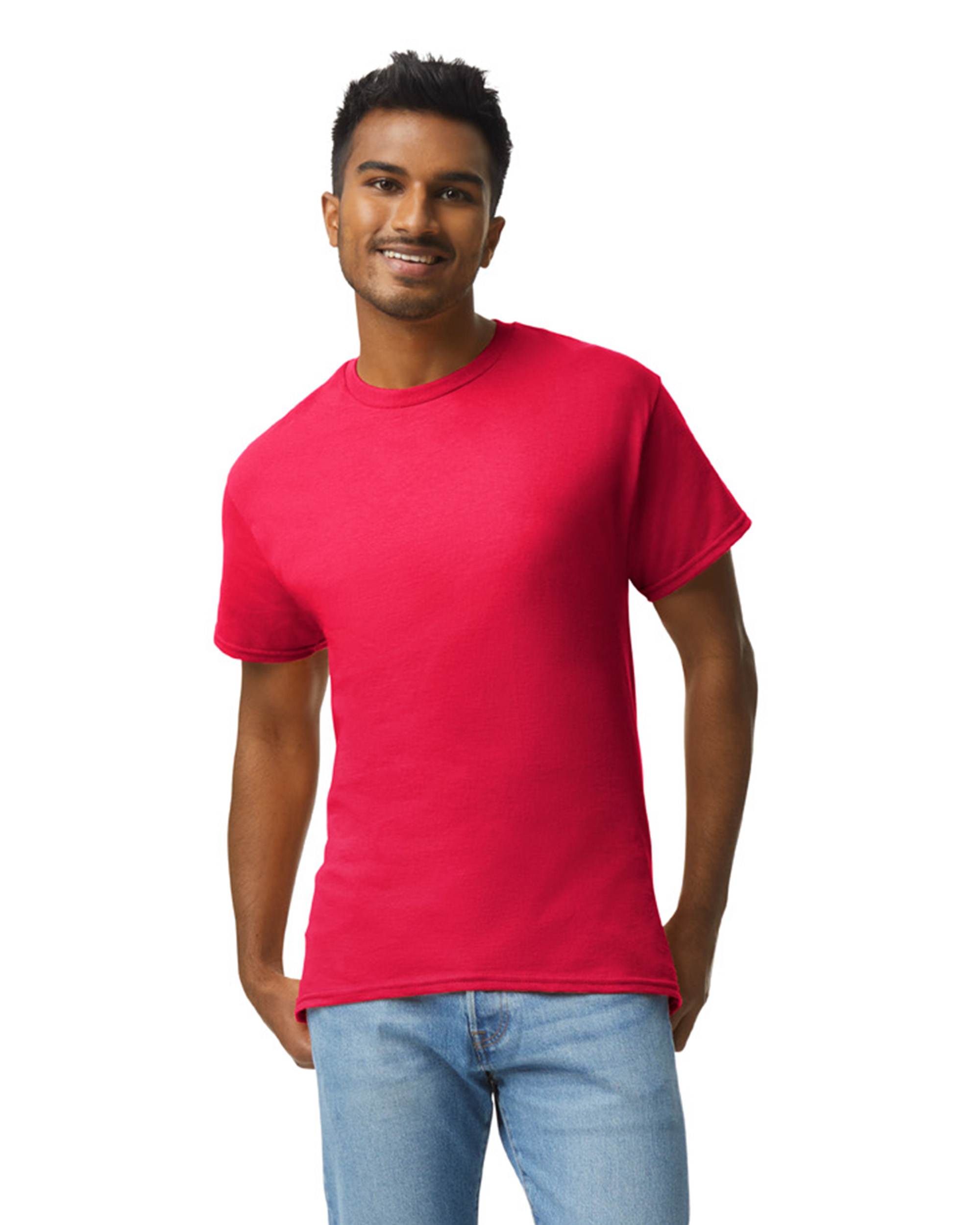 Gildan Unisex Ultra Cotton® T Shirt G200 Red | Jiffy