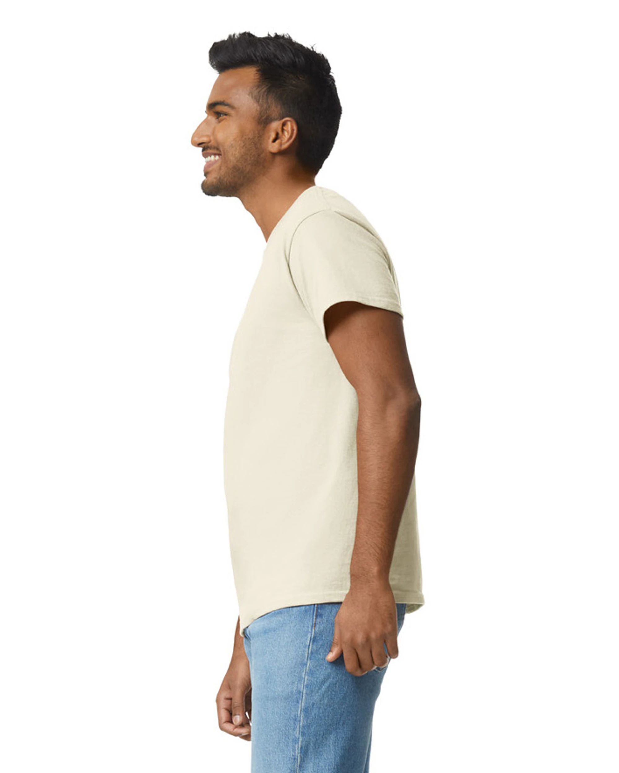 Gildan Unisex Ultra Cotton® T Shirt G200 Natural | Jiffy