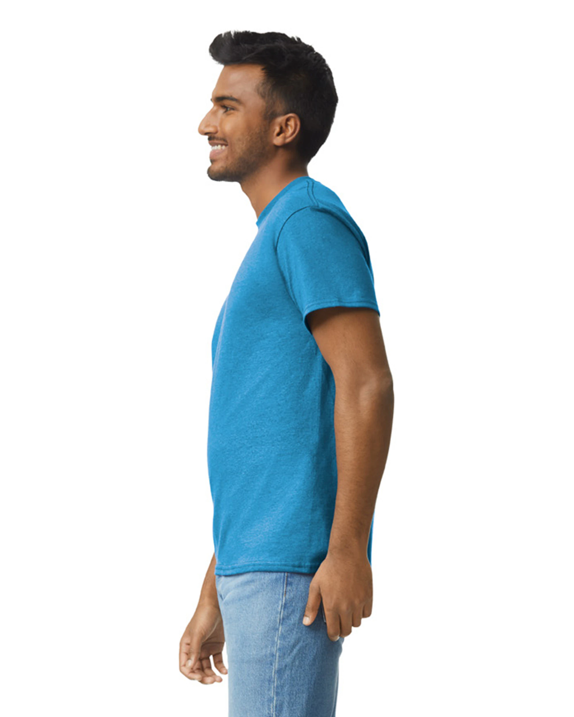Gildan Unisex Ultra Cotton® T Shirt G200 Iris | Jiffy