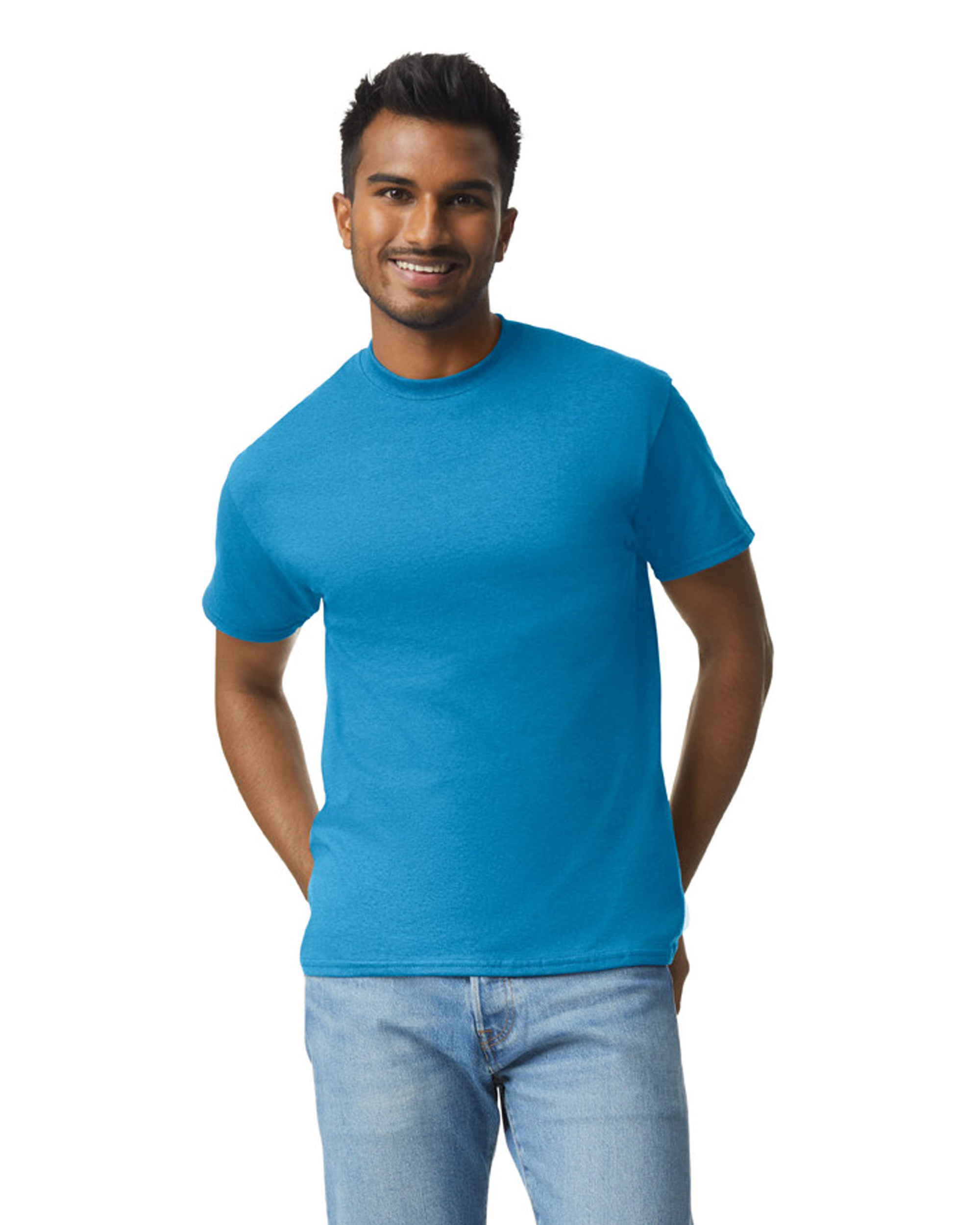 Gildan Unisex Ultra Cotton® T Shirt G200 Iris | Jiffy