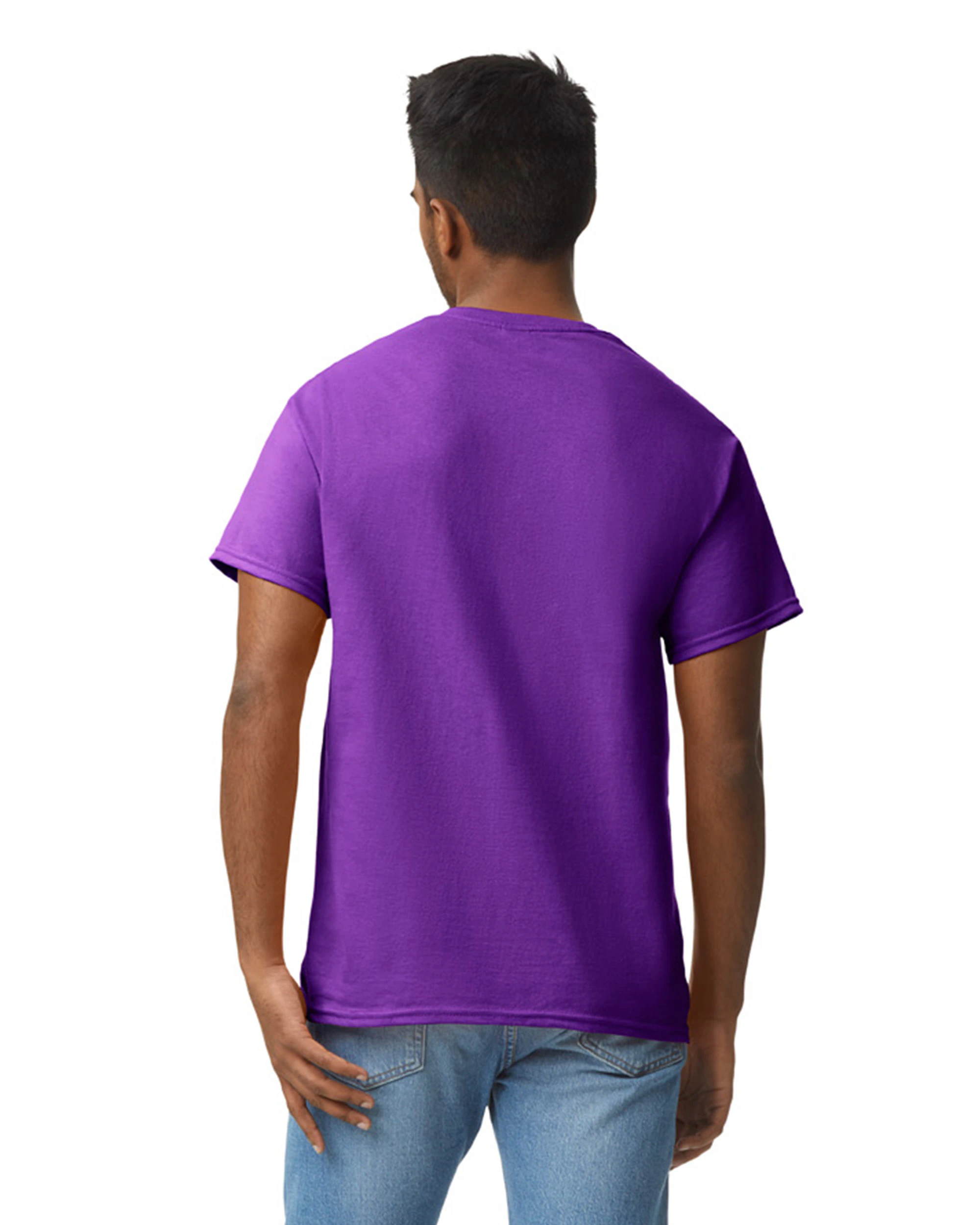 Gildan Unisex Ultra Cotton® T Shirt G200 Purple | Jiffy