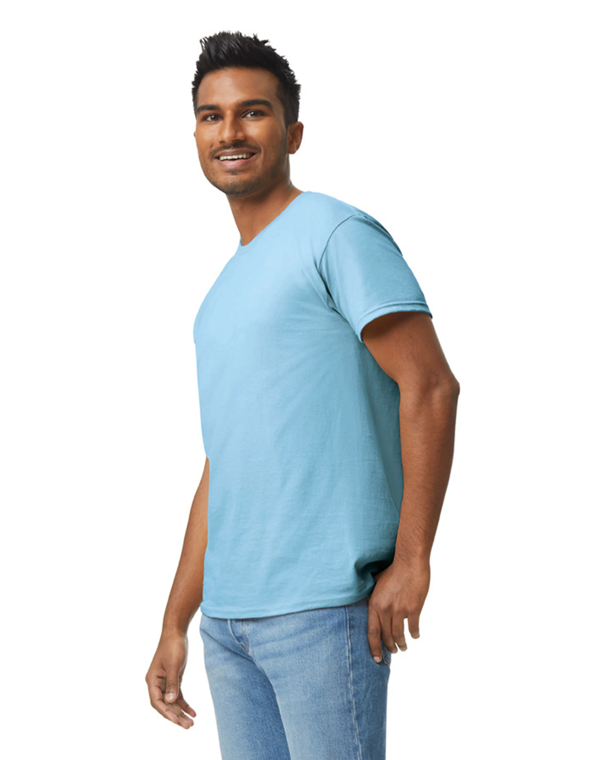 Custom T-Shirts Light Blue - Gildan G500 | Jiffy Custom