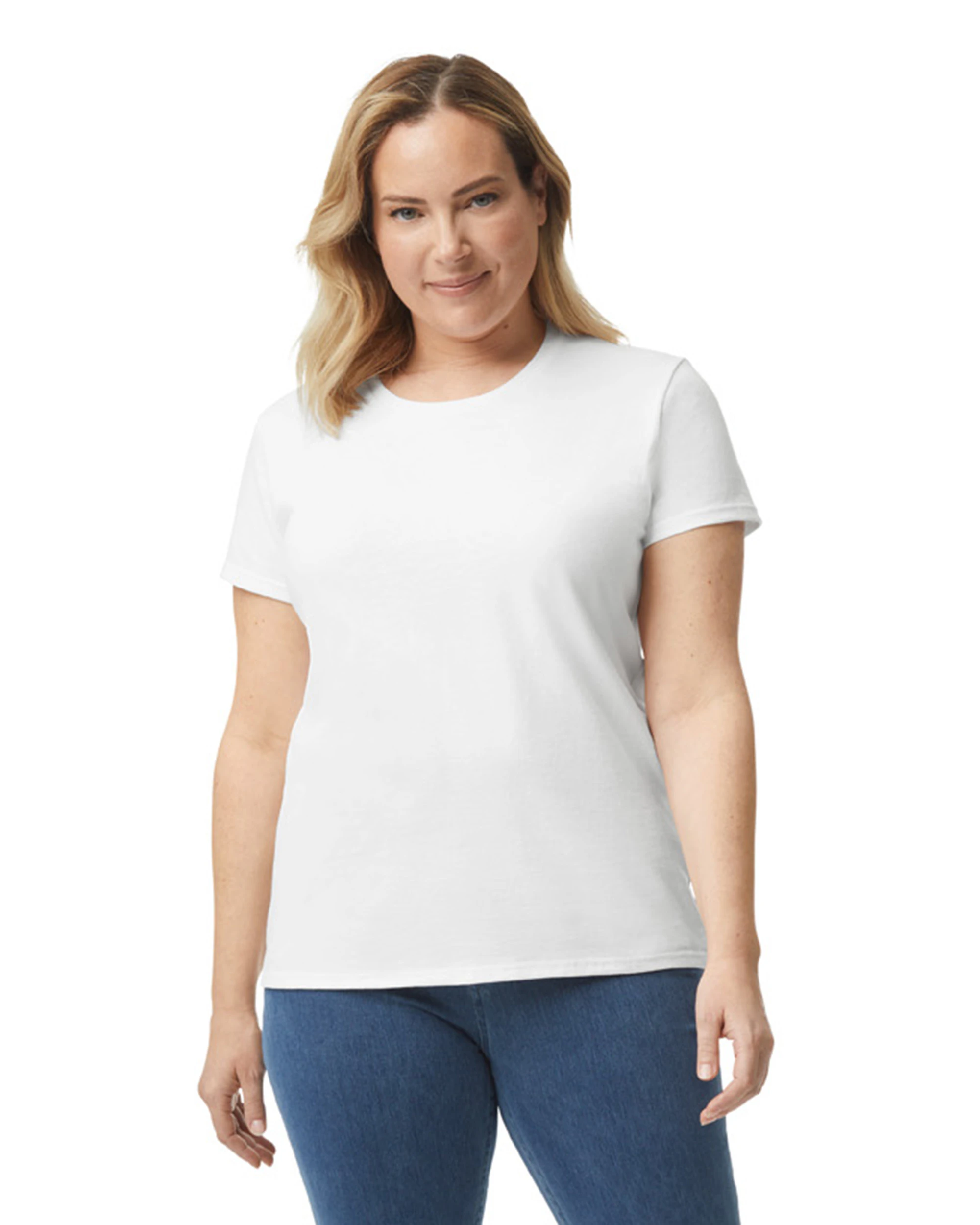 Gildan Women's Heavy Cotton™ T Shirt G500 L White