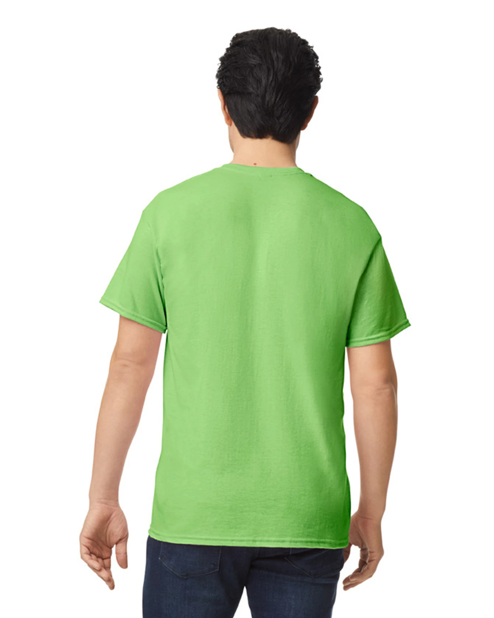 Gildan Unisex 50/50 T Shirt G800 Lime | Jiffy