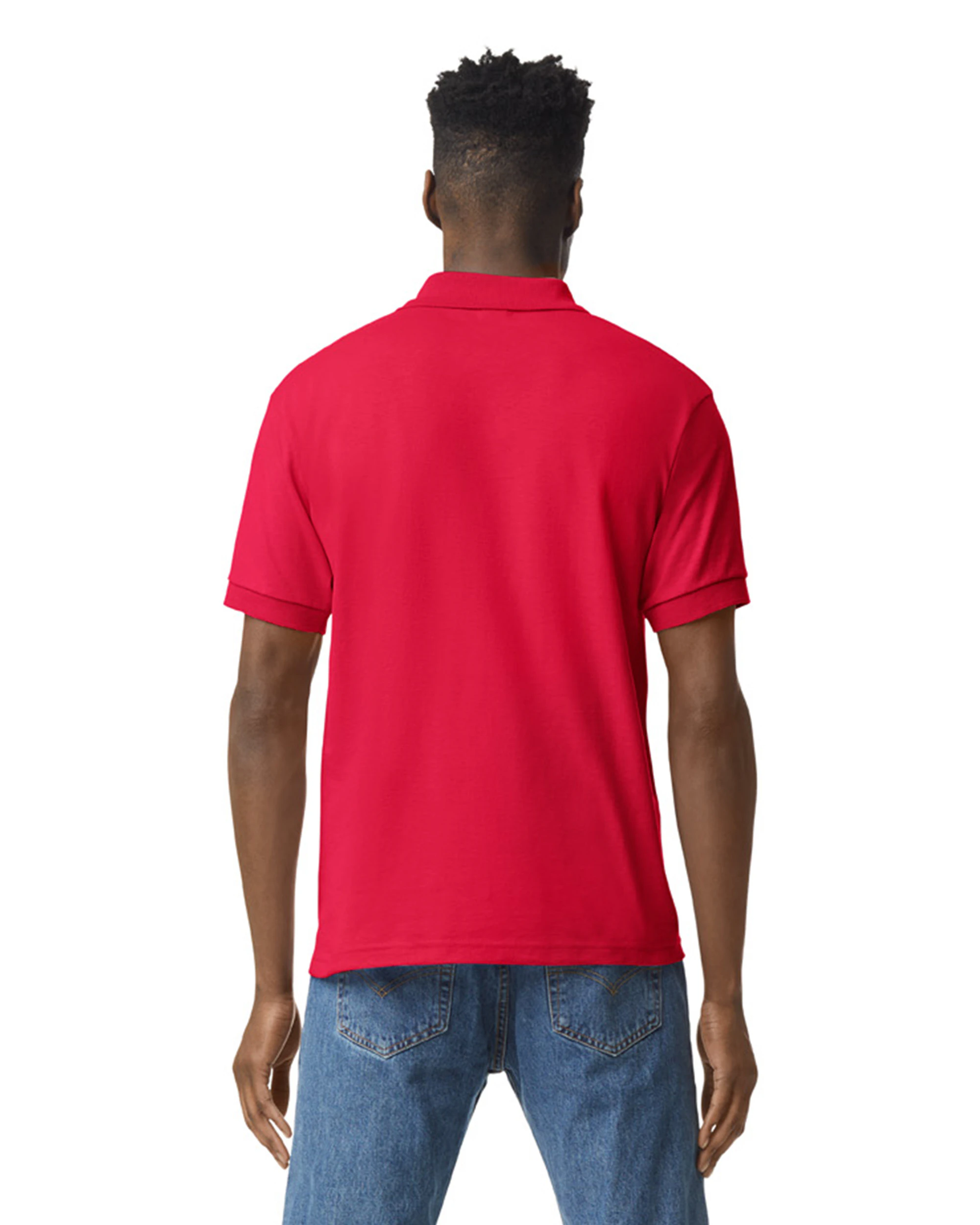 Gildan Unisex 50/50 Jersey Polo G880 Red | Jiffy