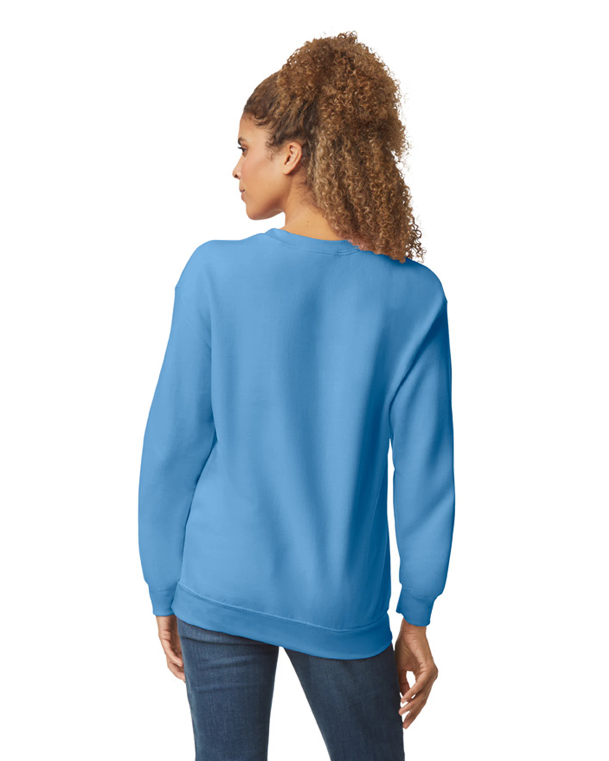 Custom Sweatshirt Carolina Blue - Gildan G180 | Jiffy Custom Print