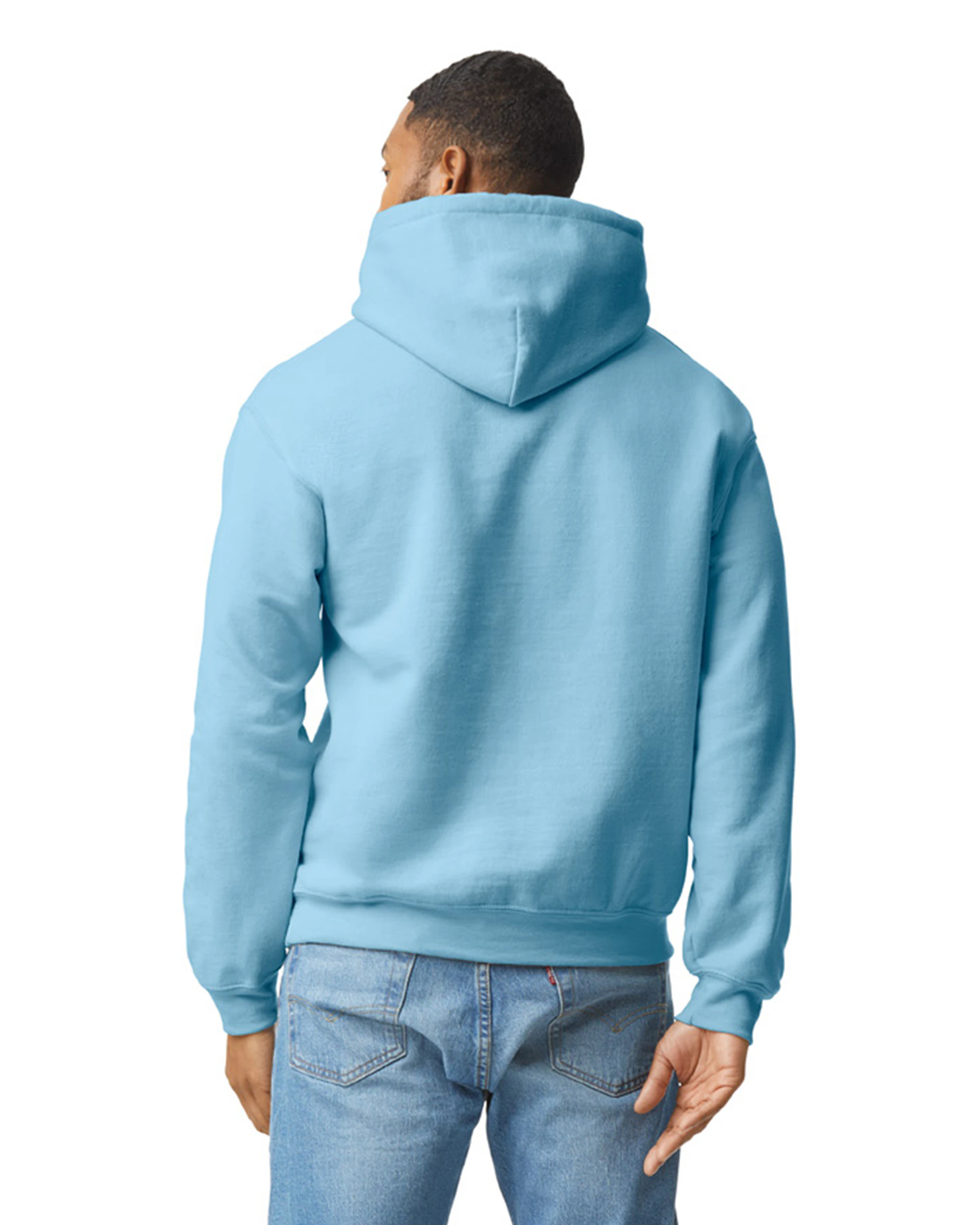 Custom Hoodie Light Blue - Gildan G185 | Jiffy Custom Print