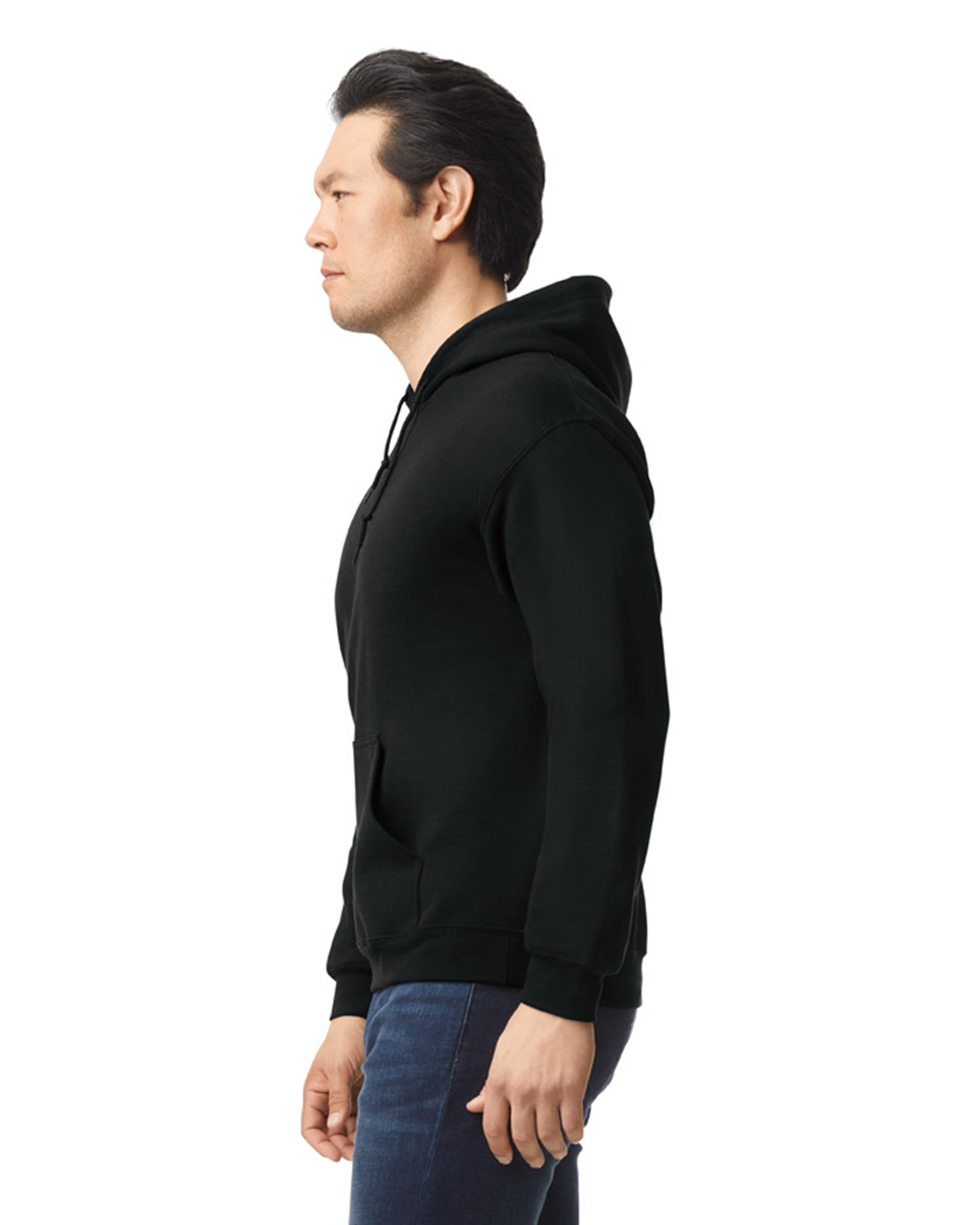 Gildan Unisex Heavy Blend™ 50/50 Hoodie G185 Black | Jiffy