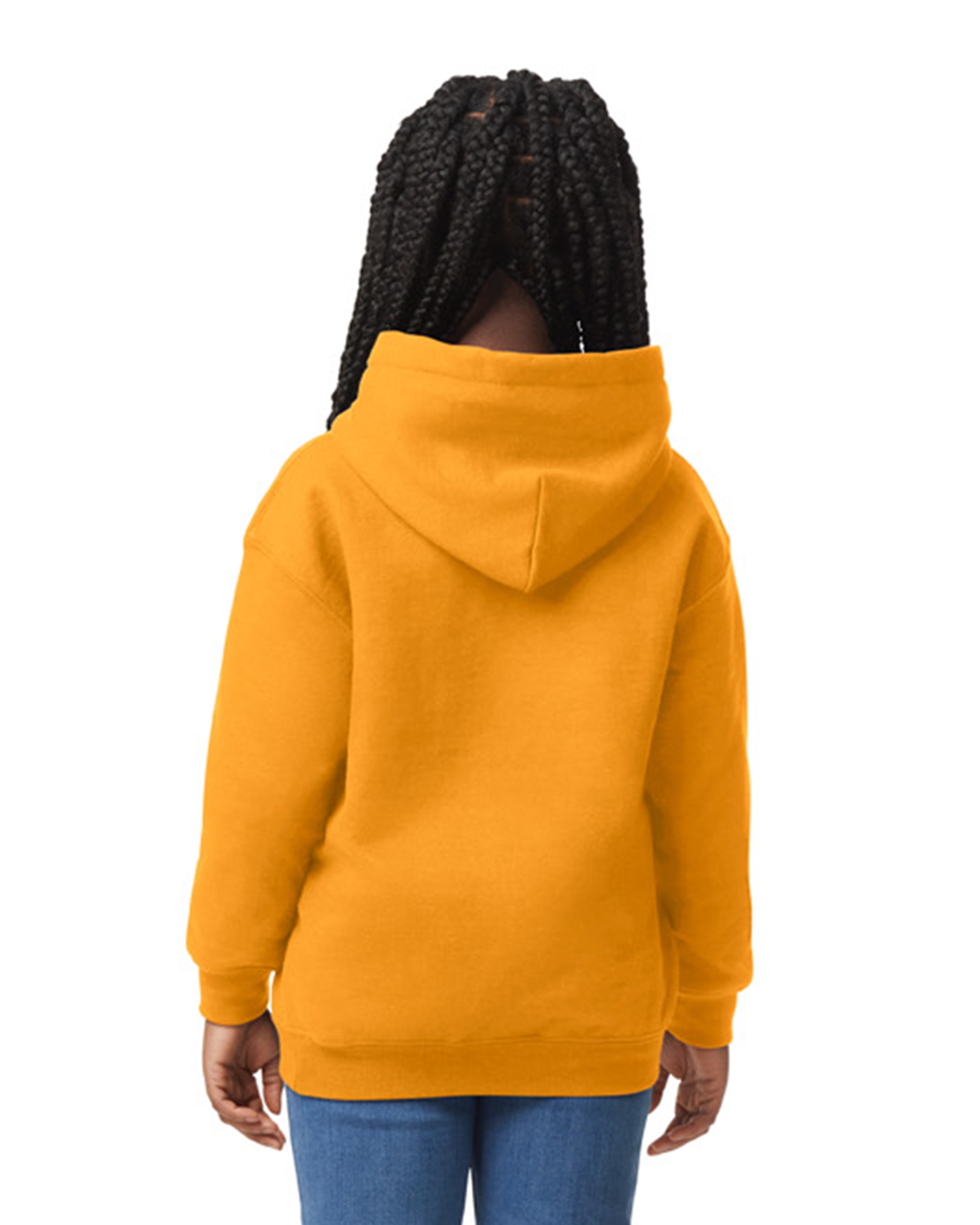 Gildan Youth Heavy Blend™ 50/50 Hoodie G185 B Gold | Jiffy