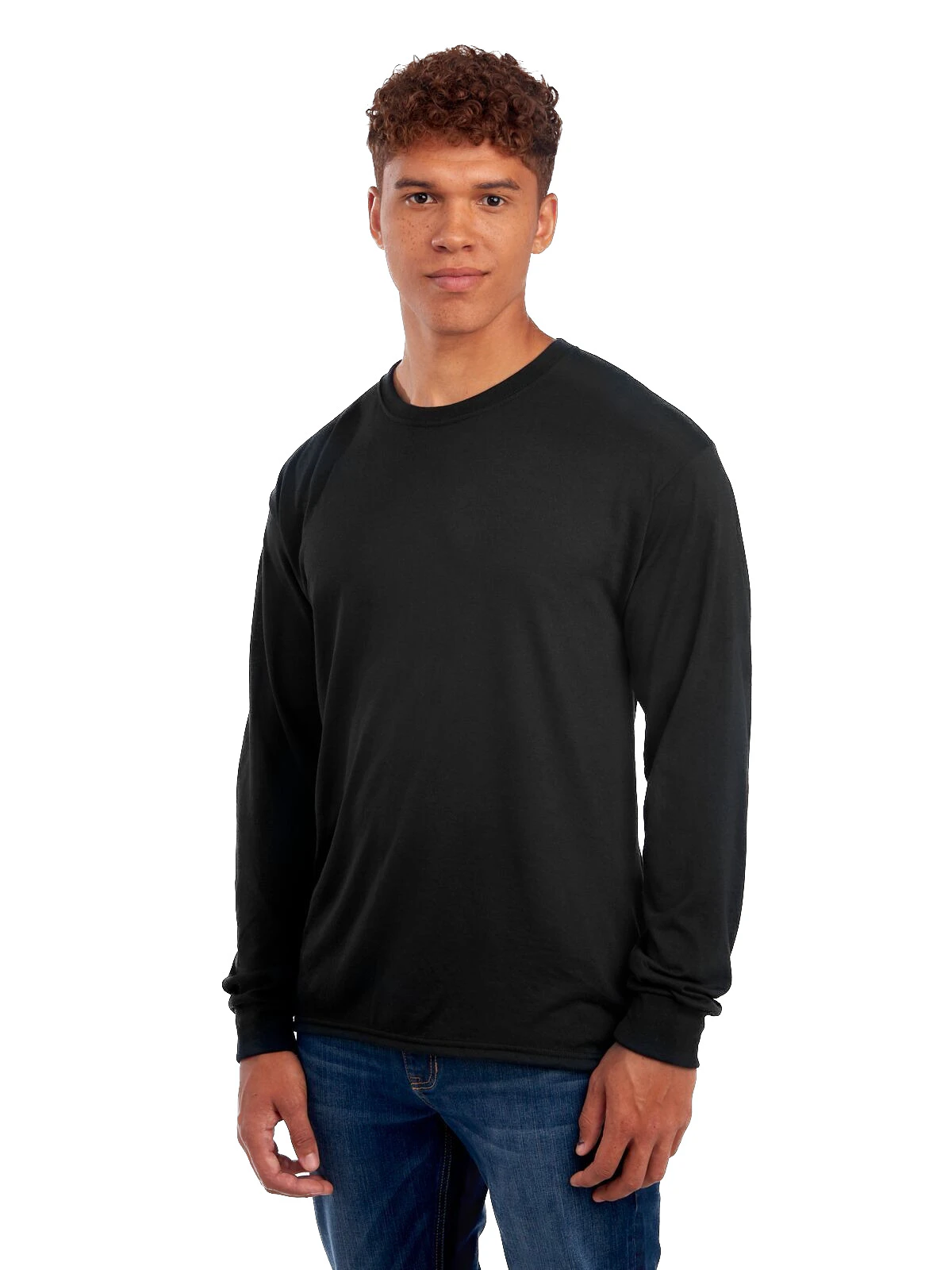 Jerzees Unisex Dri Power® Sport Long Sleeve T Shirt 21 Ml Black | Jiffy