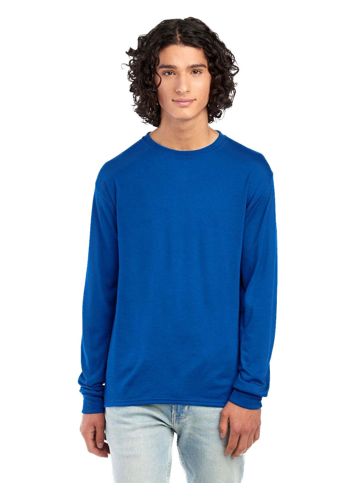 Jerzees Unisex Dri Power® Sport Long Sleeve T Shirt 21 Ml Royal | Jiffy