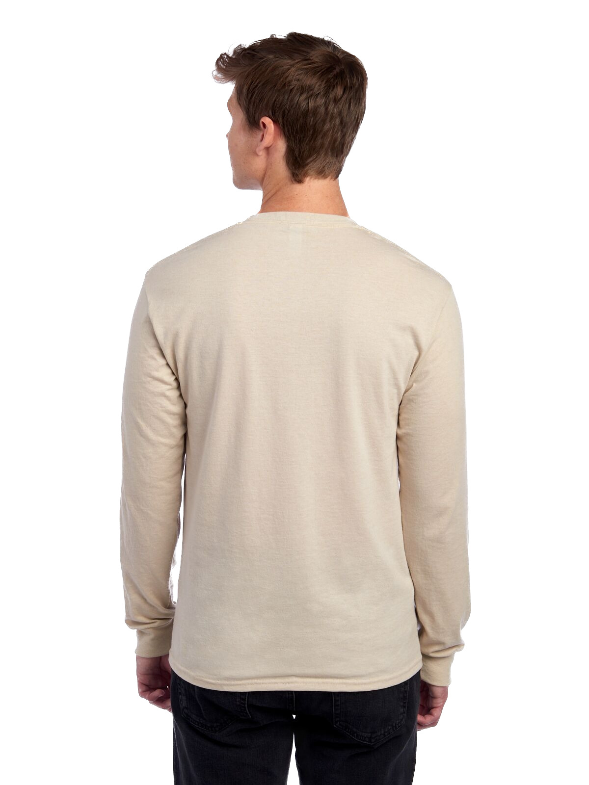 Jerzees Men's Dri Power® Active Long Sleeve T Shirt 29 L Sandstone | Jiffy