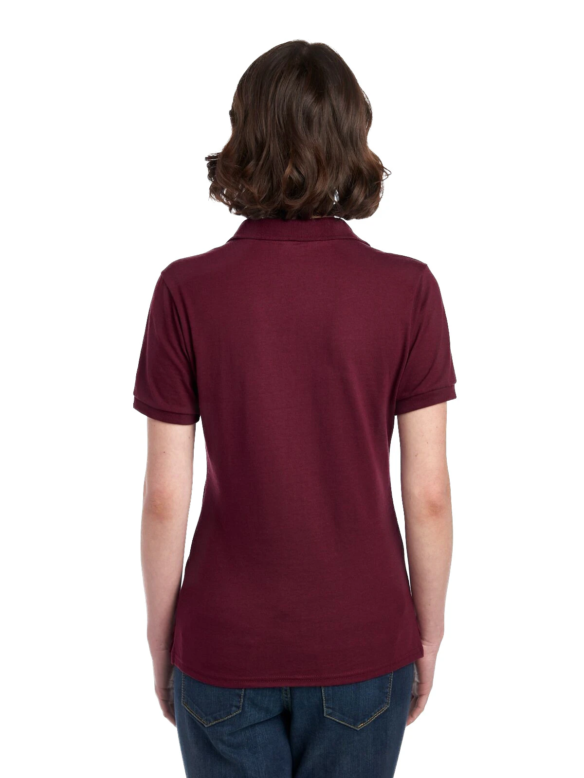 Jerzees Women's Spot Shield™ Jersey Polo 437 W Maroon | Jiffy