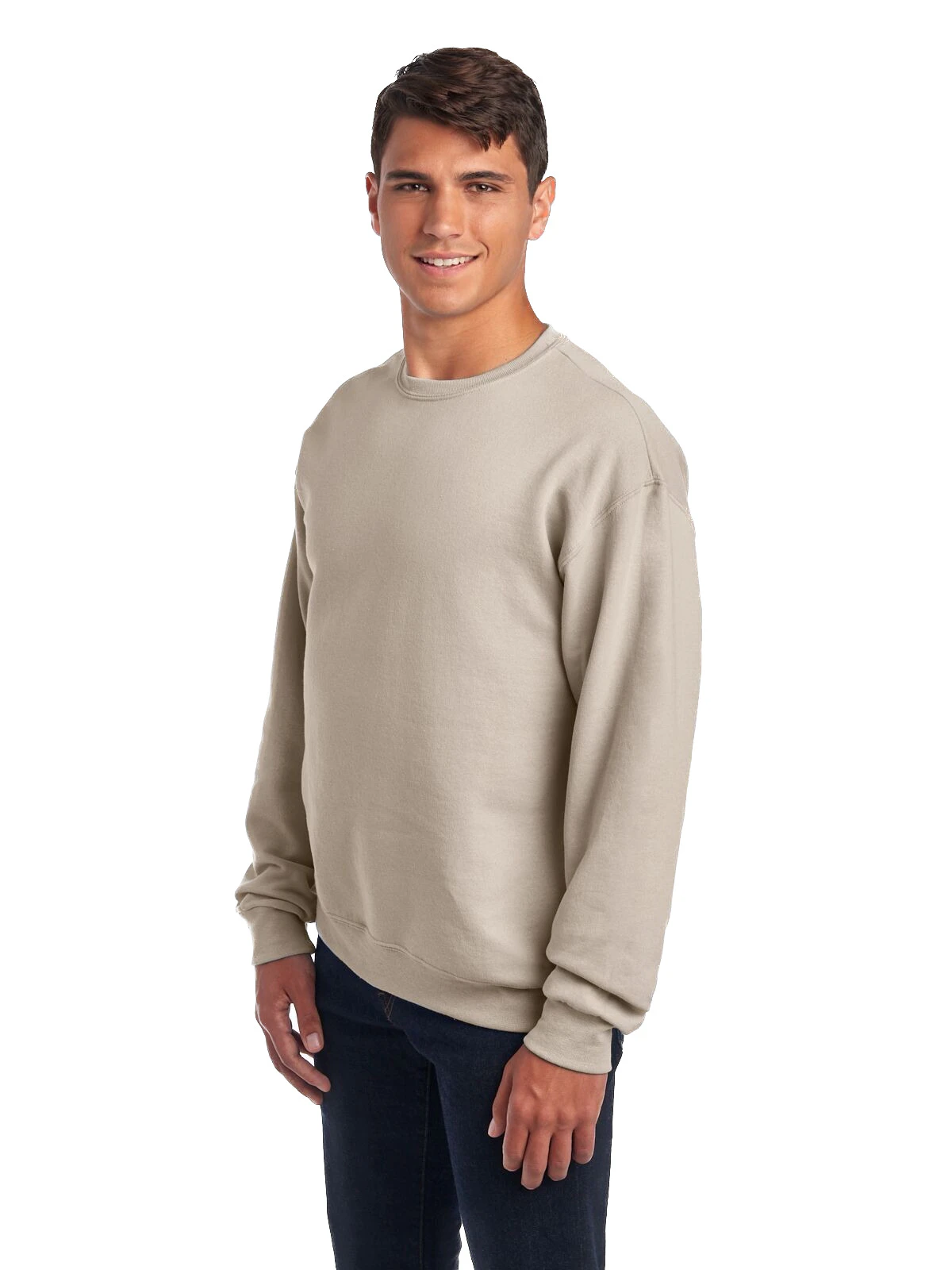 Jerzees Unisex Nu Blend® Fleece Crew 562 Sandstone | Jiffy