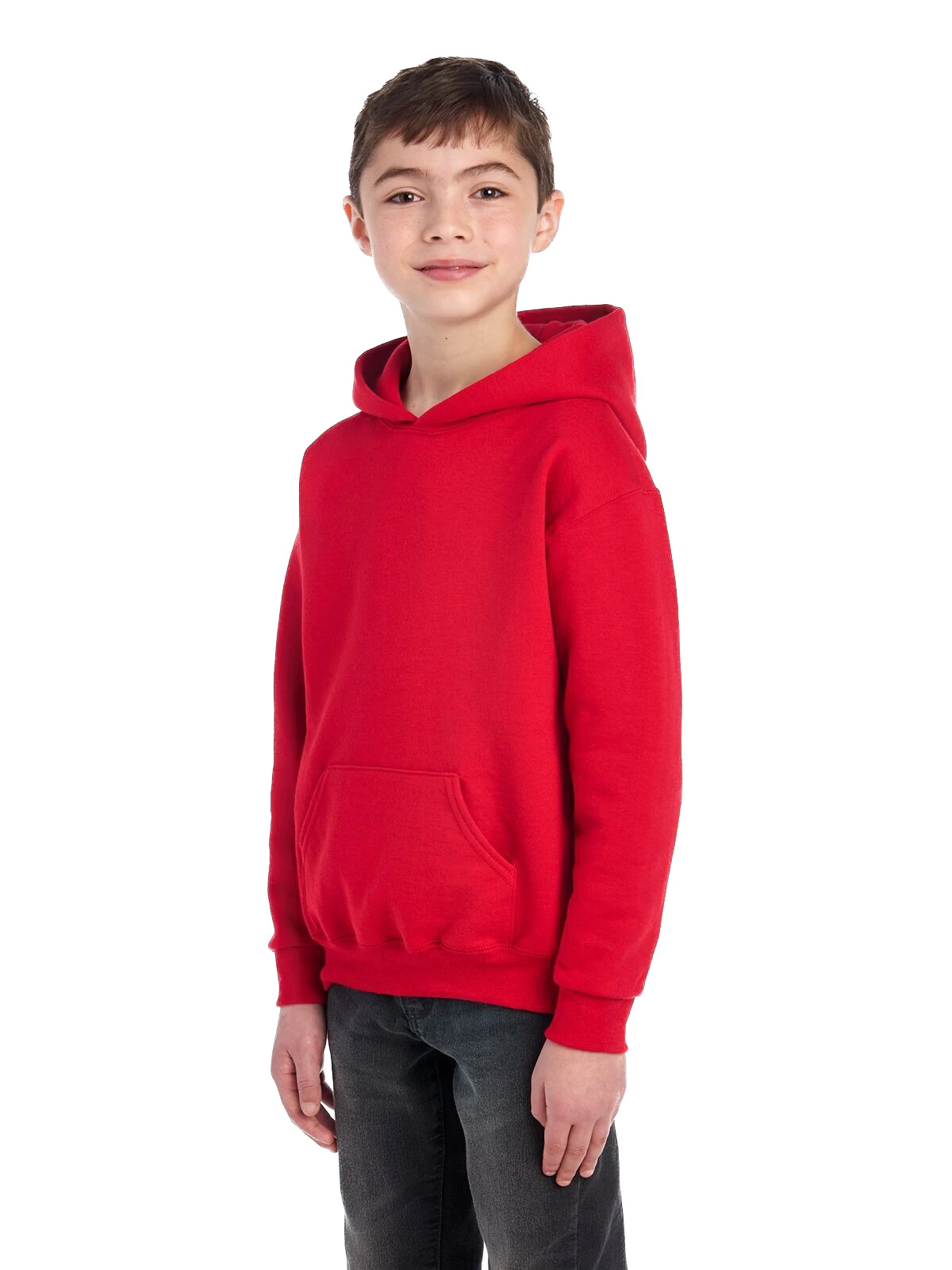 Custom Hoodie True Red - Jerzees 996Y | Jiffy Custom Print