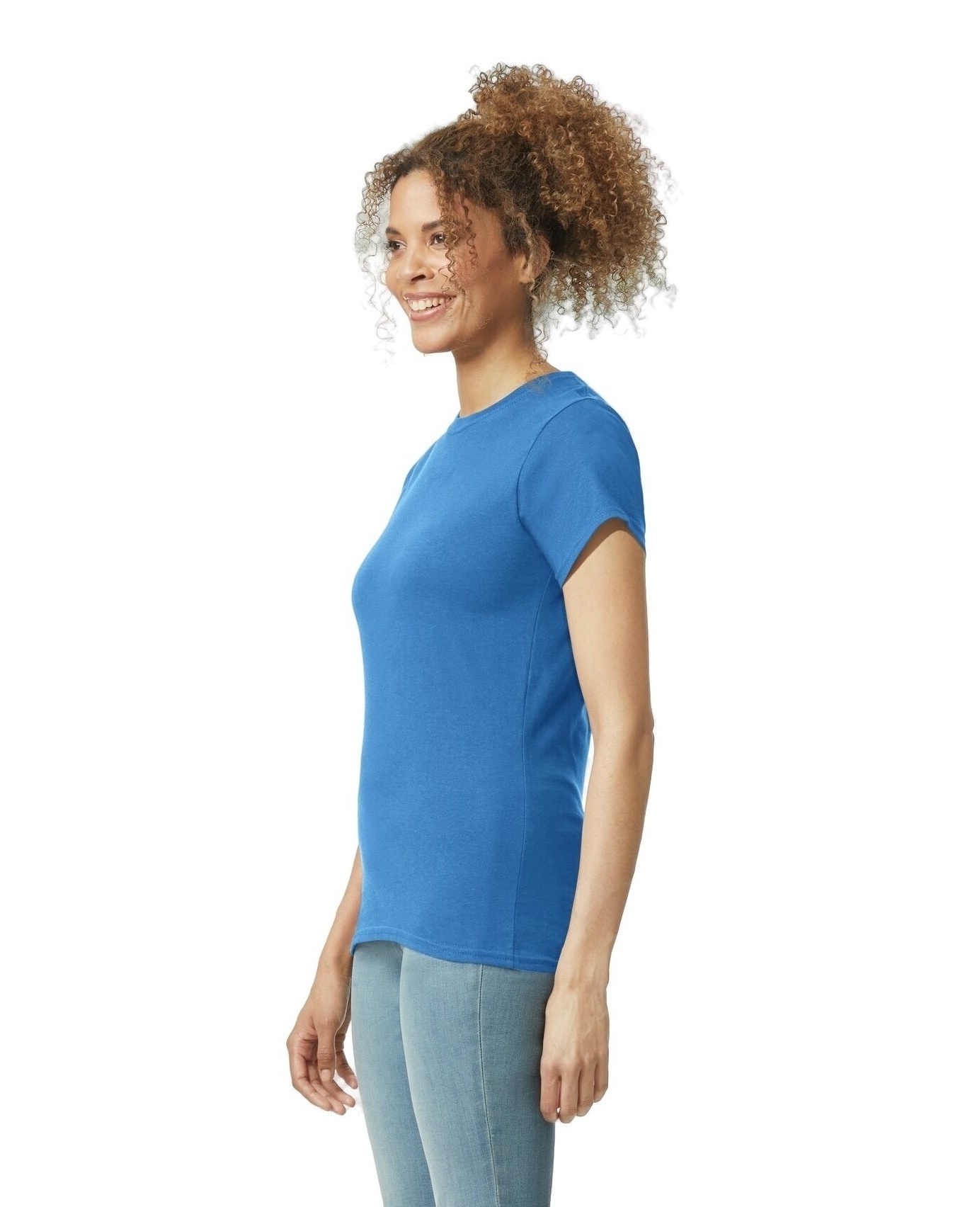 Gildan Women's Softstyle® Fitted T Shirt G640 L Royal | Jiffy