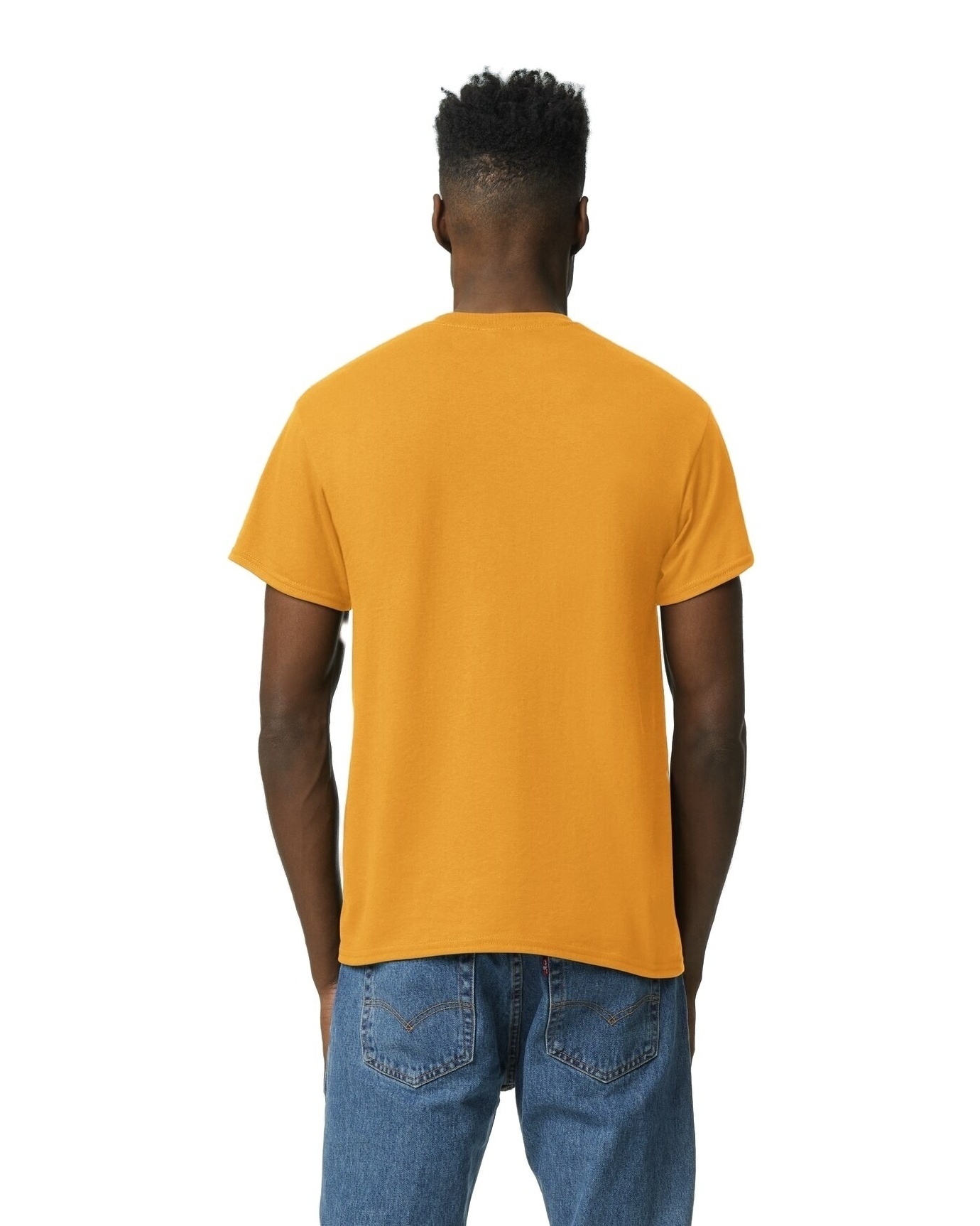 Gildan Unisex 50/50 T Shirt G800 Gold | Jiffy