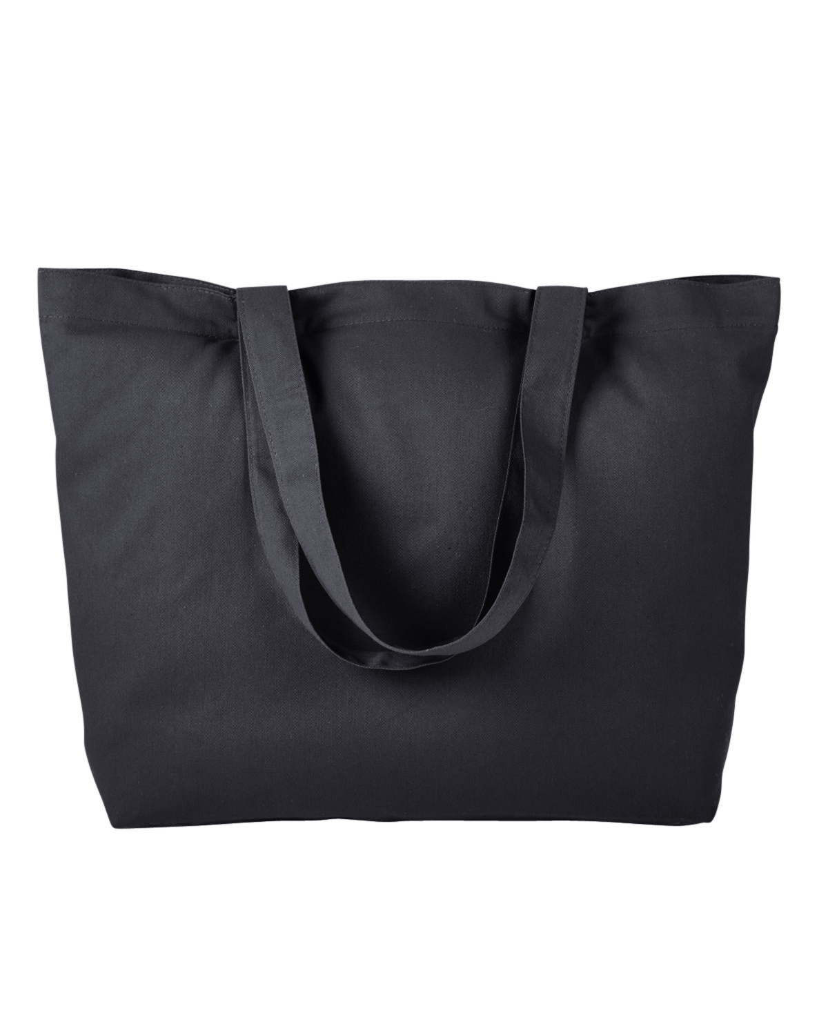 Ba Gedge Cotton Twill Horizontal Shopper Be102 Black | Jiffy