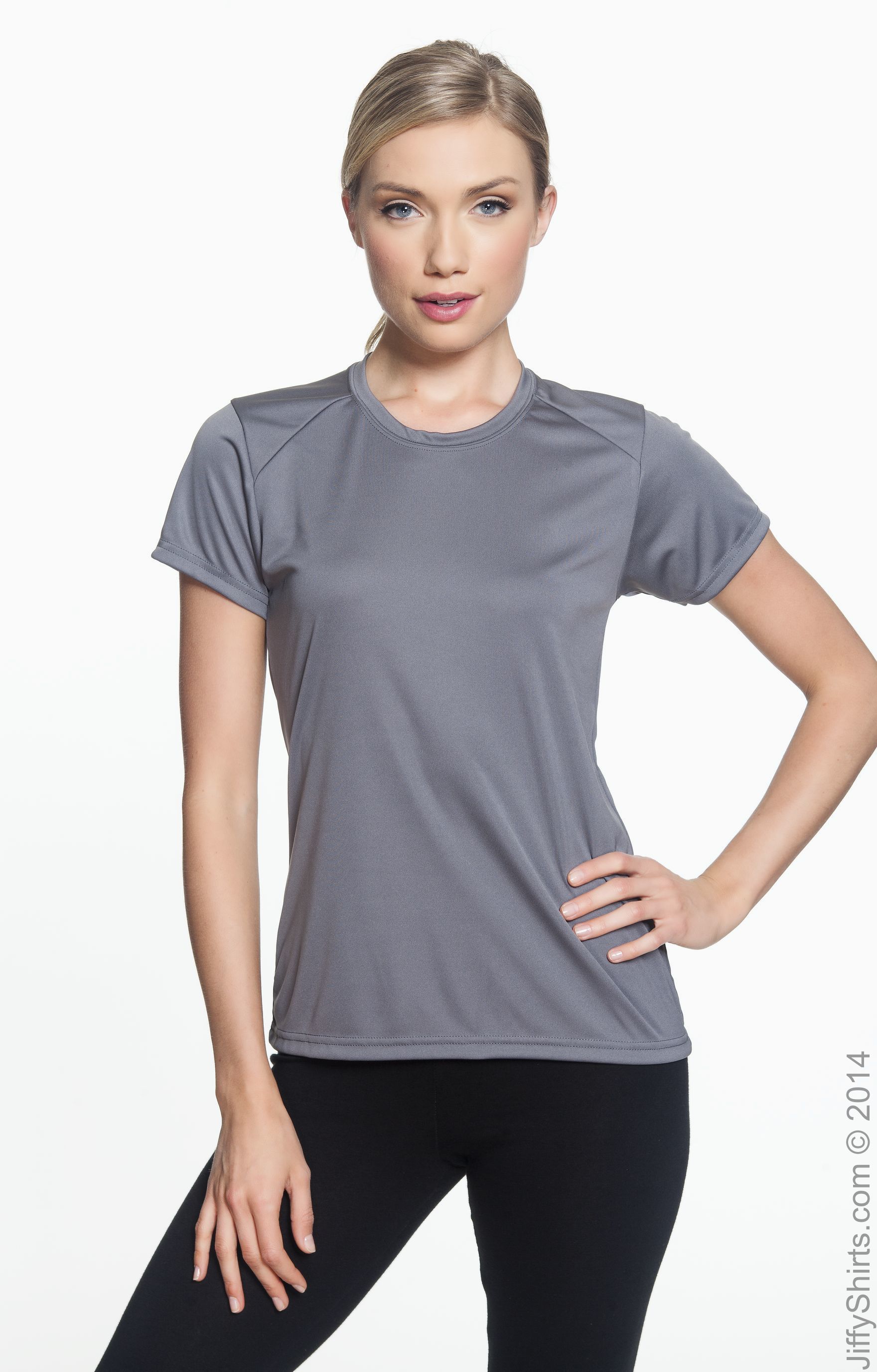A4 Women's Cooling Performance T Shirt Nw3201 Graphite | Jiffy