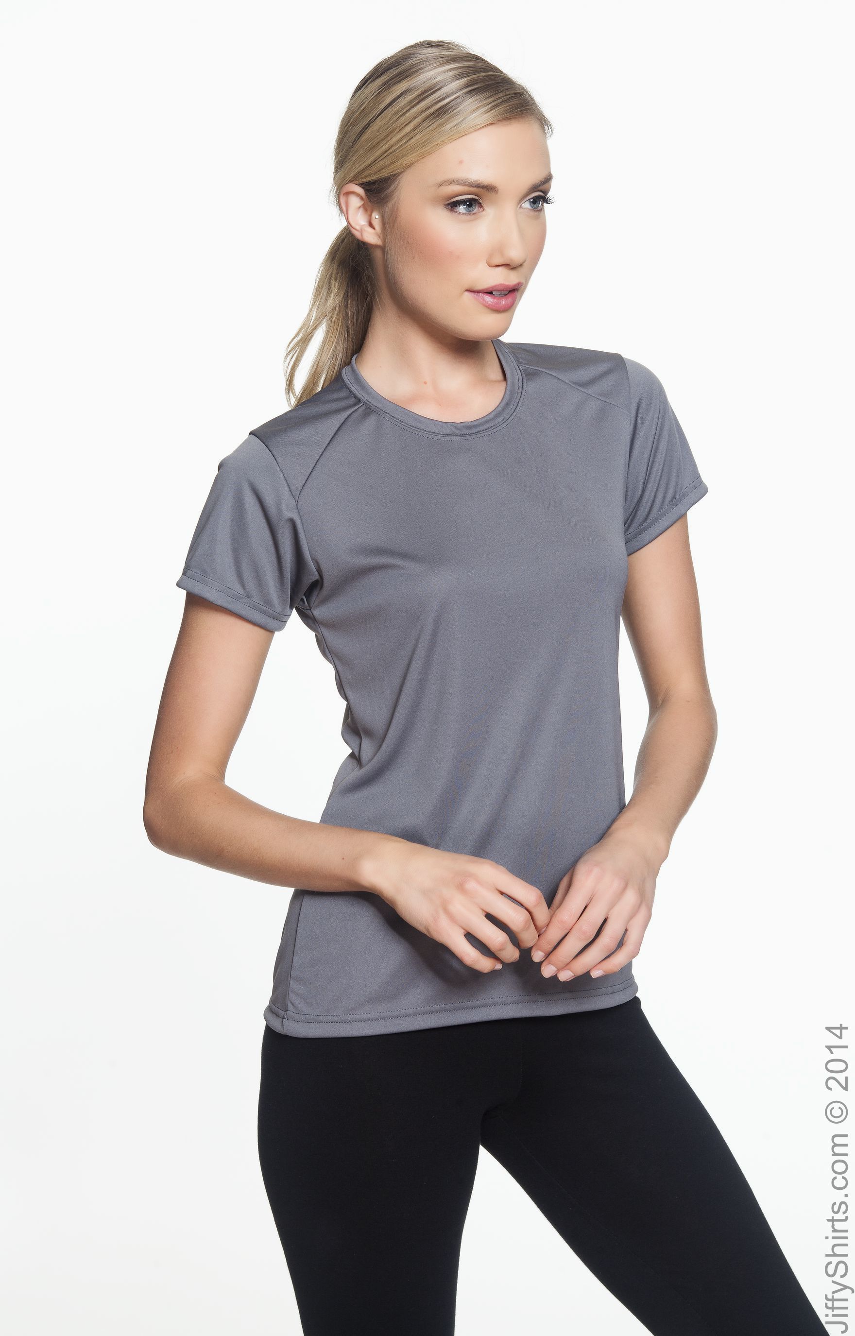 A4 Women's Cooling Performance T Shirt Nw3201 Graphite | Jiffy
