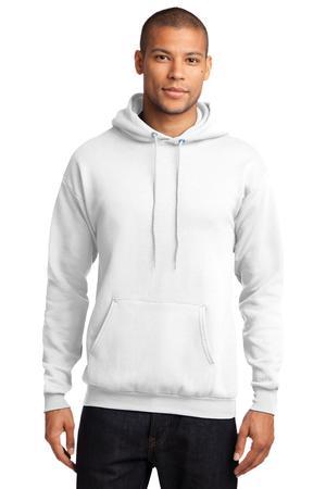 Port & Company Unisex Core Fleece Pullover Hoodie Pc78 H White | Jiffy