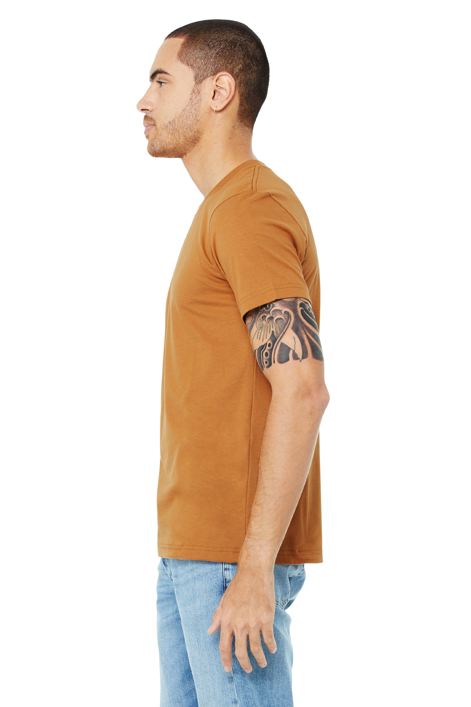 Bella Canvas Unisex Jersey T Shirt 3001 C Toast | Jiffy