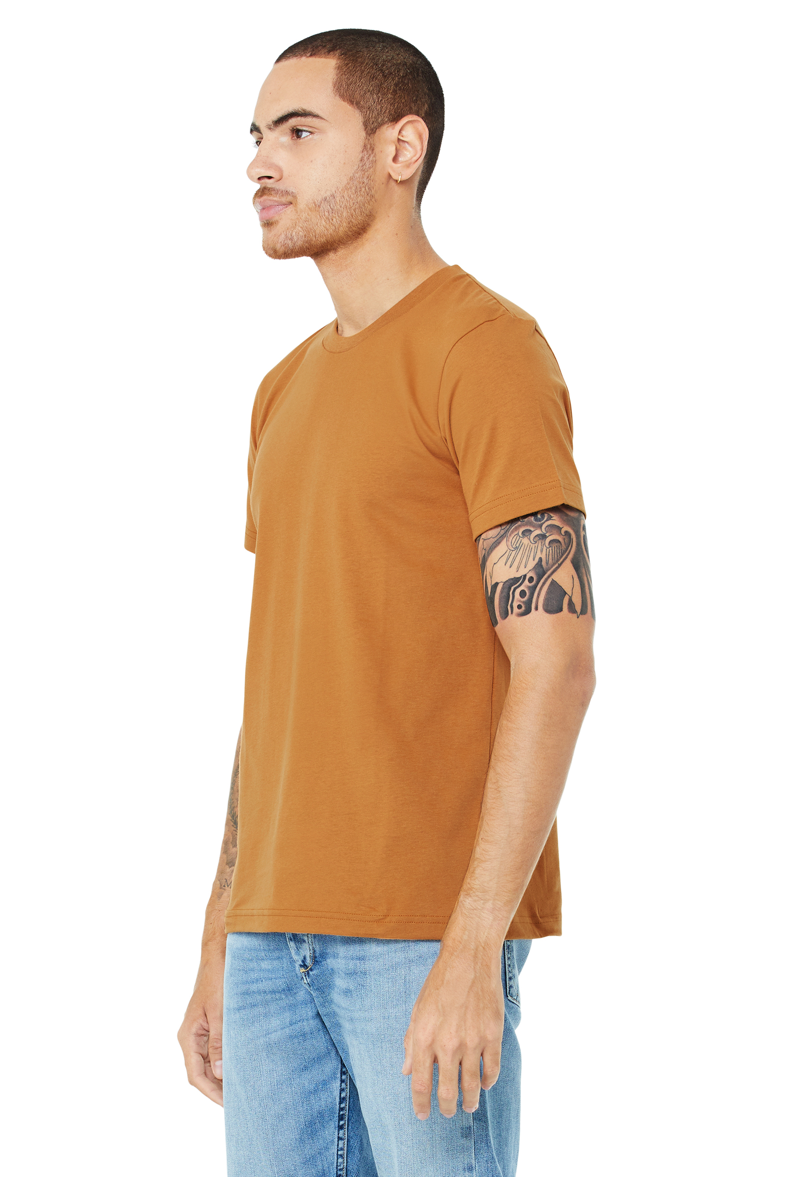 Bella Canvas Unisex Jersey T Shirt 3001 C Toast | Jiffy