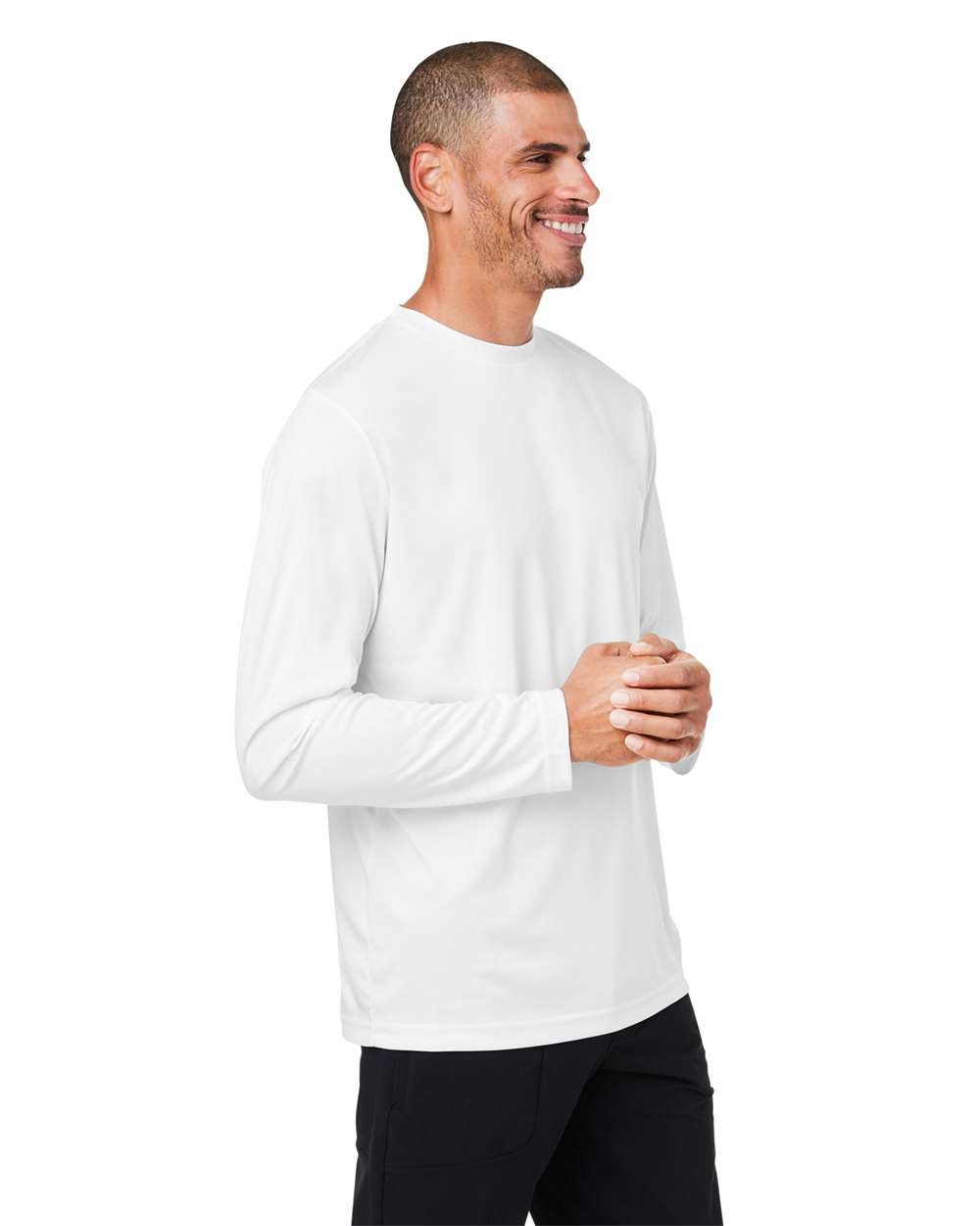Core365 Ce10 L Capital Long Sleeve Performance T Shirt | Jiffy Shirts