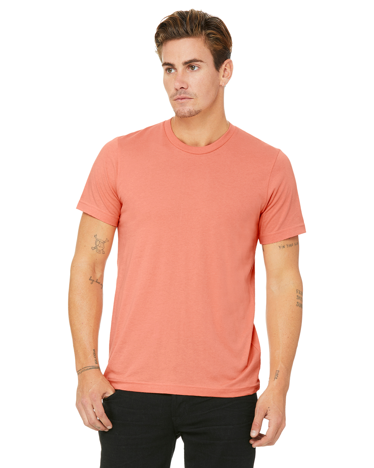 Bella Canvas Unisex Jersey T Shirt 3001 C Sunset | Jiffy