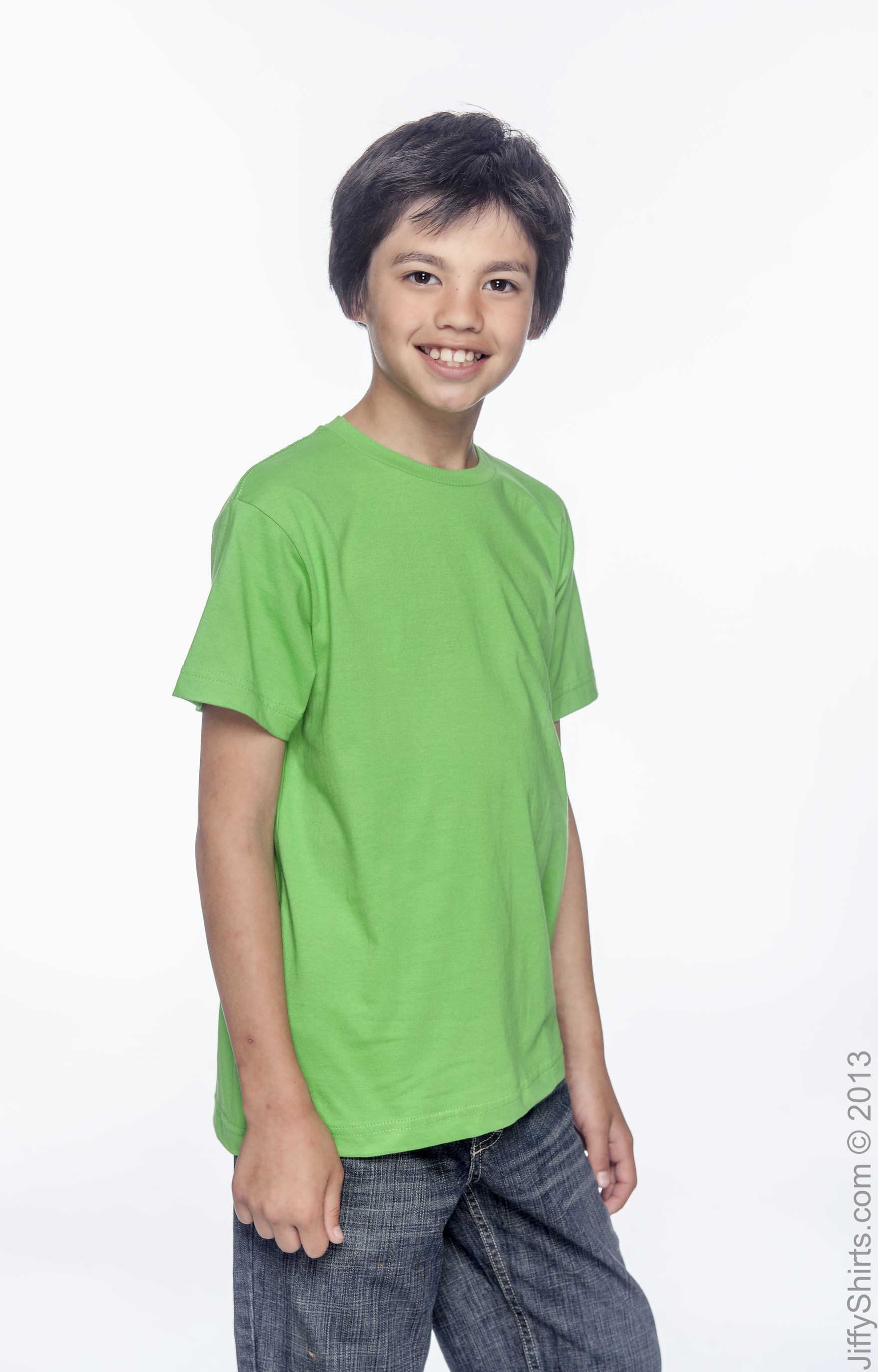 Lat Youth Fine Jersey T Shirt 6101 Apple | Jiffy