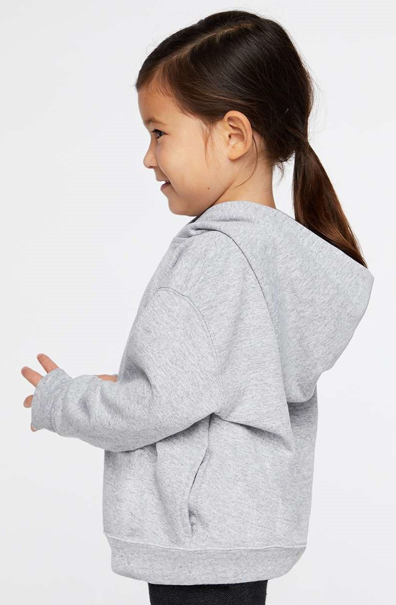 Rabbit Skins Toddler Pullover Fleece Hoodie 3326 Heather | Jiffy