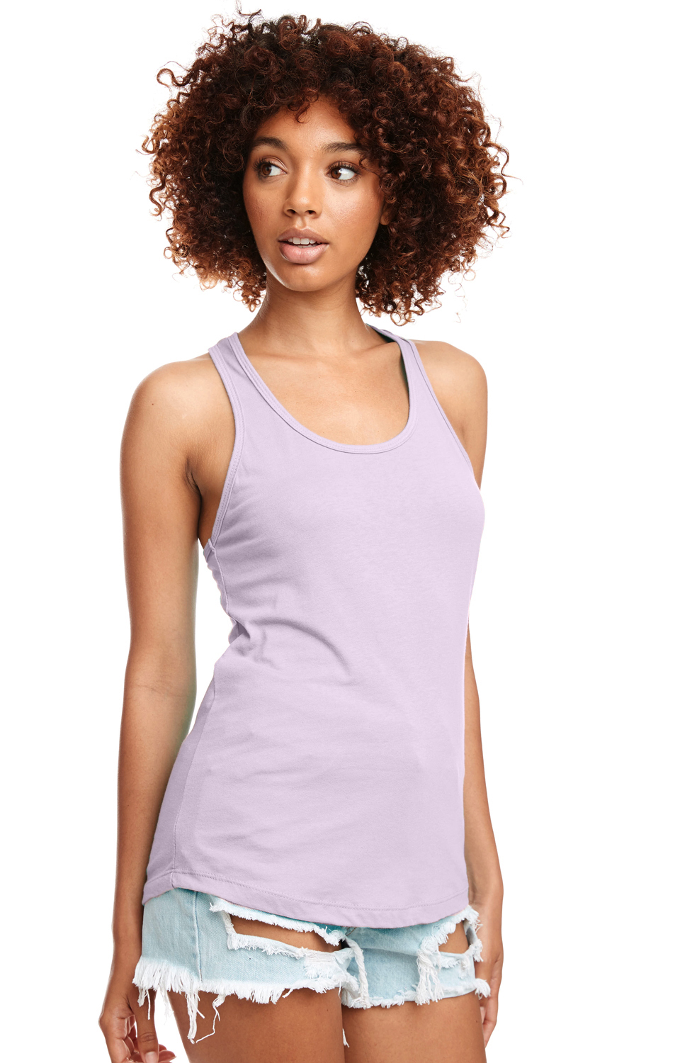 Next Level Women's Ideal Racerback Tank N1533 Lilac | Jiffy