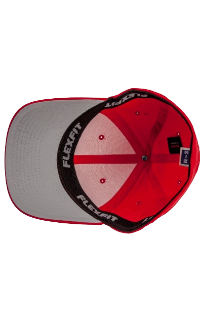 Flexfit Unisex Value Cotton Twill Cap 5001 Red | Jiffy