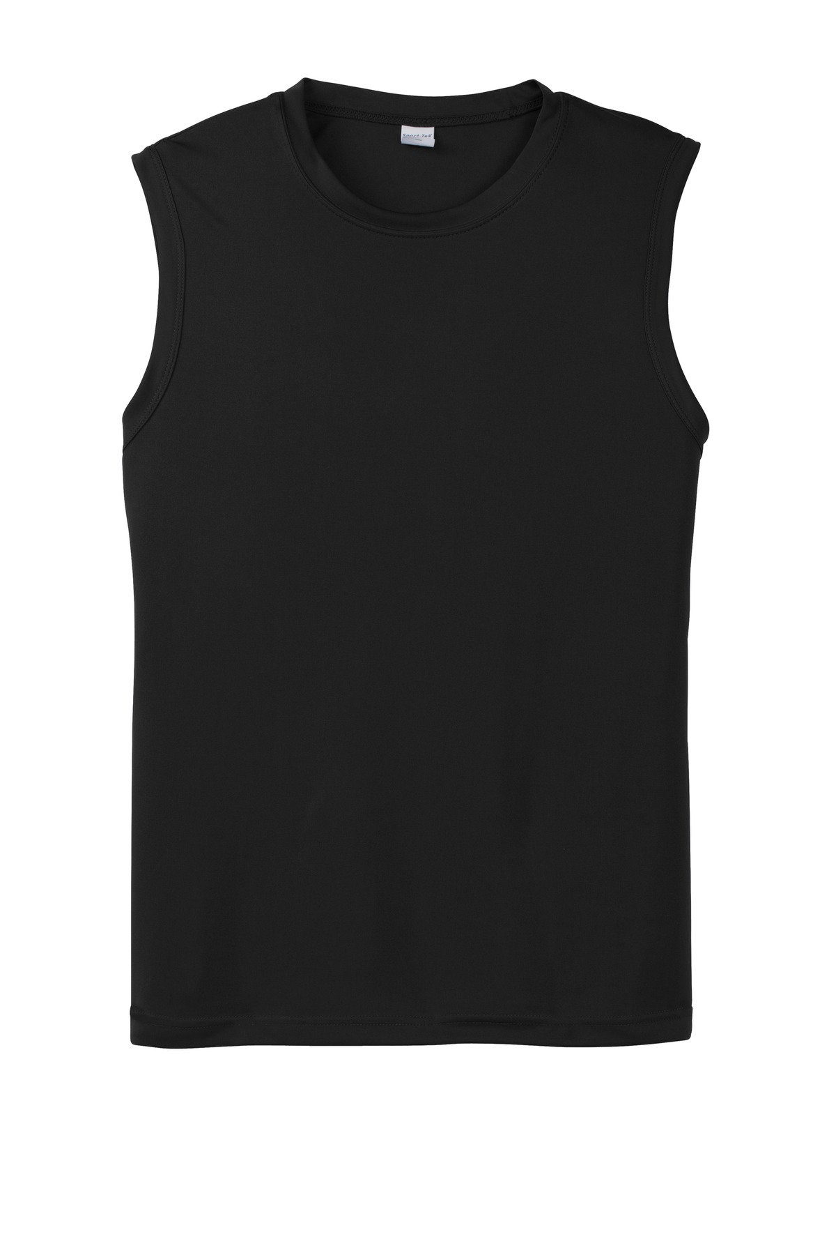 Sport Tek Men's Sleeveless Posi Charge Competitor Tee St352 Black | Jiffy