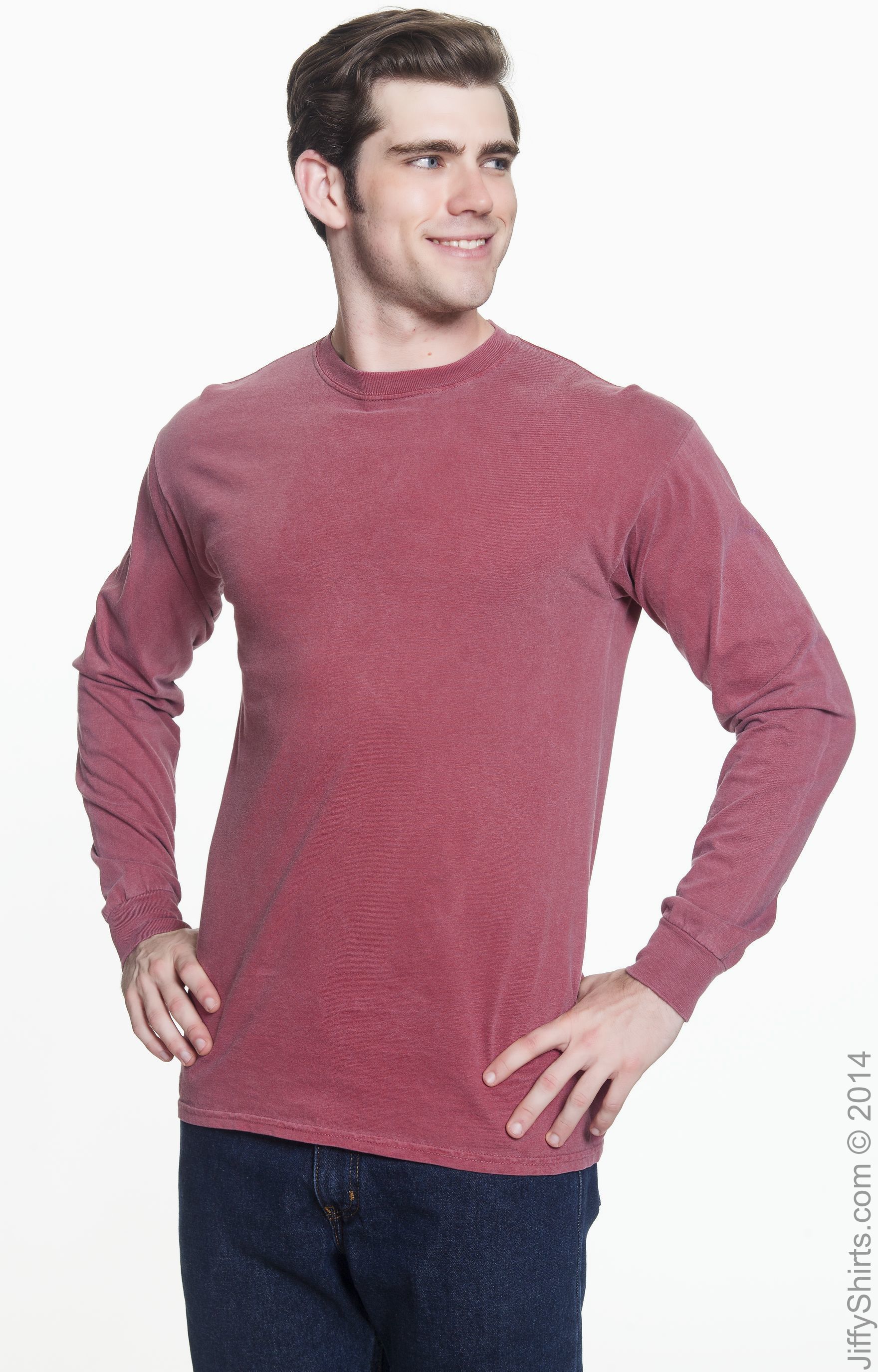 Comfort Colors Unisex Heavyweight Rs Long Sleeve T Shirt C6014 Brick ...