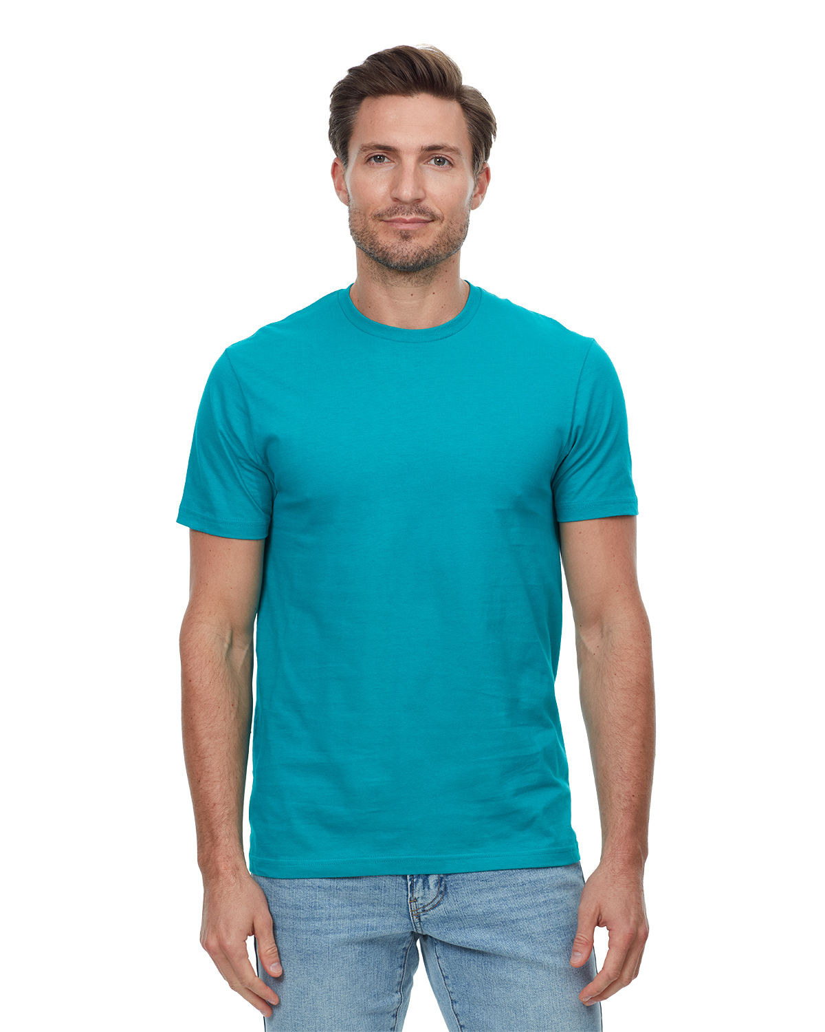 Threadfast Apparel Unisex Epic Collection T Shirt T1000 J1 Teal | Jiffy