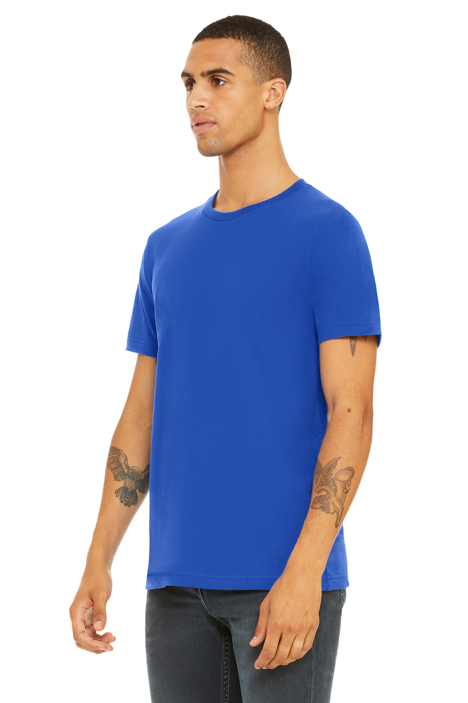 Custom T-Shirts True Royal - Bella + Canvas 3001C | Jiffy Custom Print