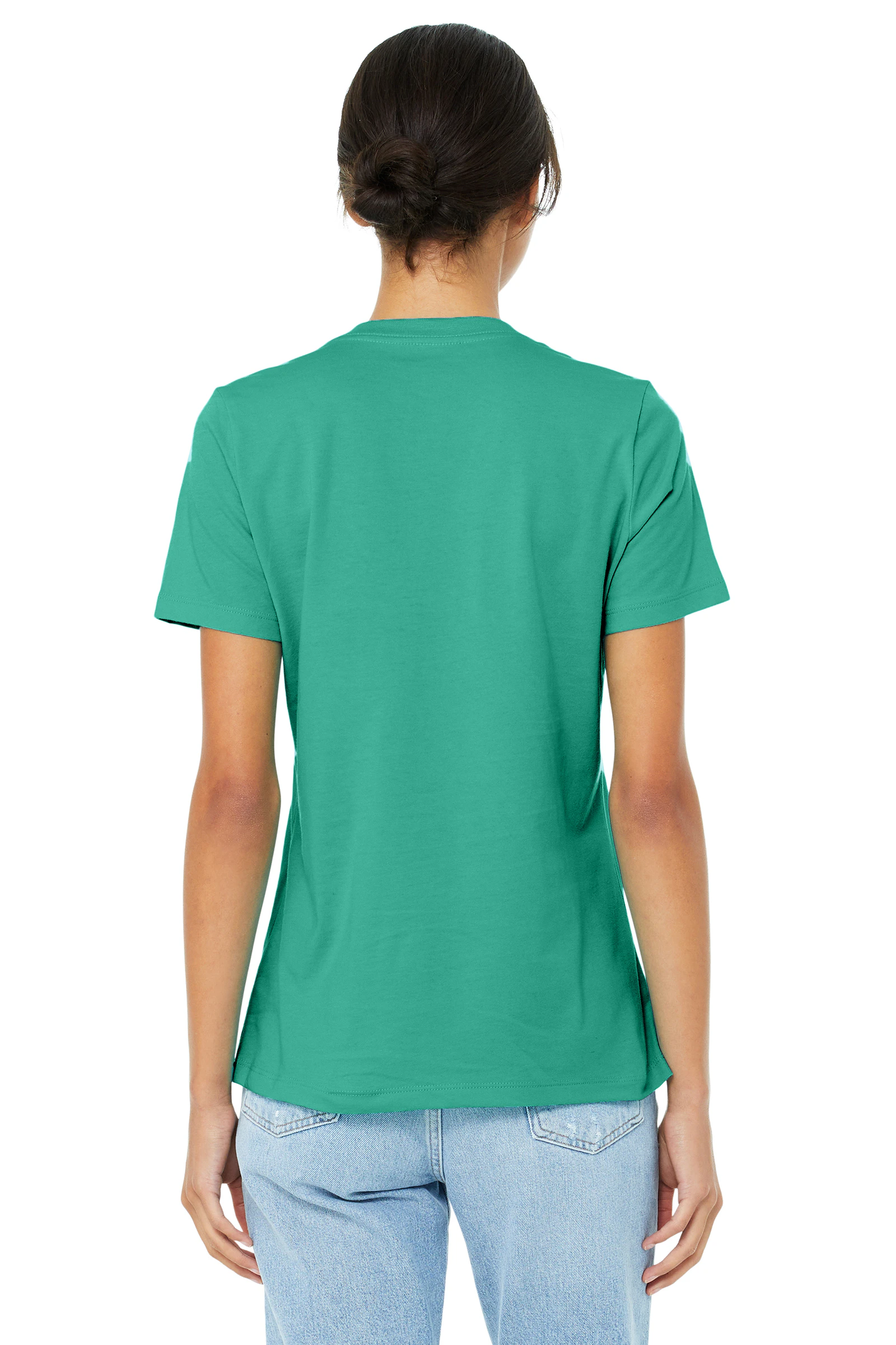 Custom T-Shirts Teal - Bella + Canvas B6400 | Jiffy Custom Print