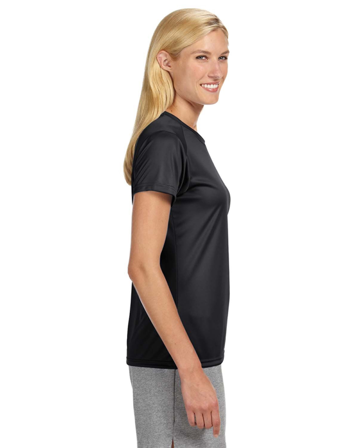 A4 Women's Cooling Performance T Shirt Nw3201 Black | Jiffy