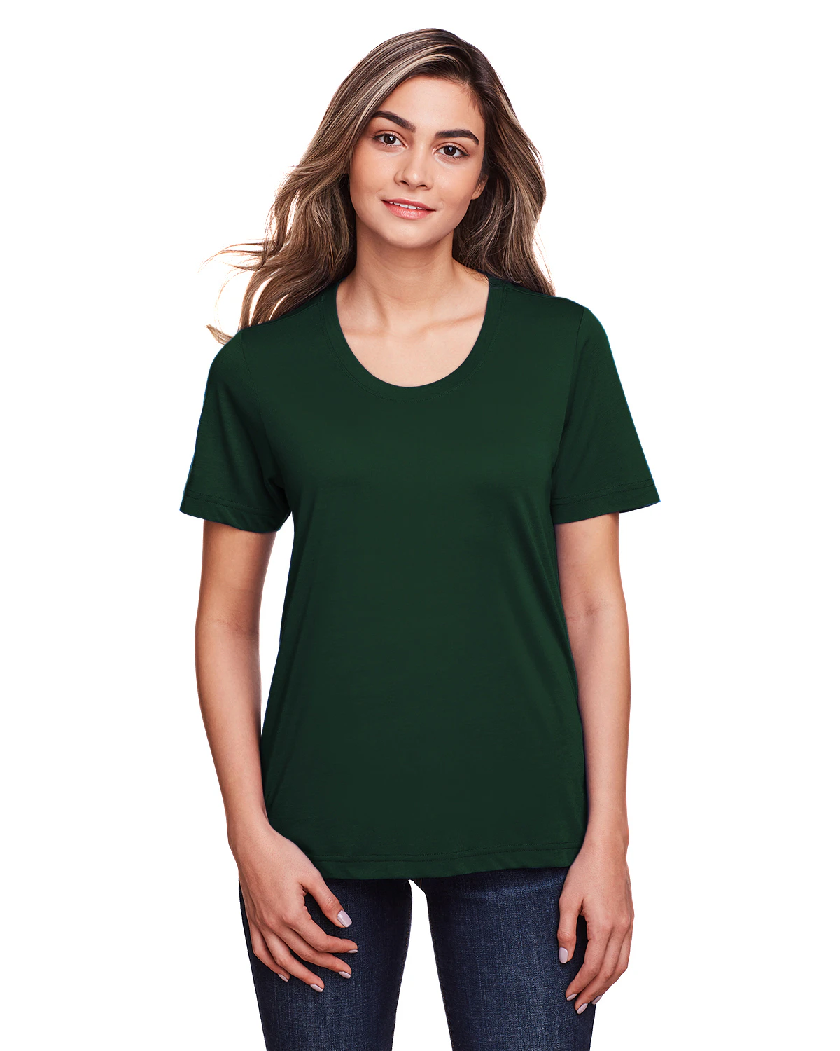 Core365 Women's Fusion Chroma Soft™ Performance T Shirt Ce111 W Forest ...