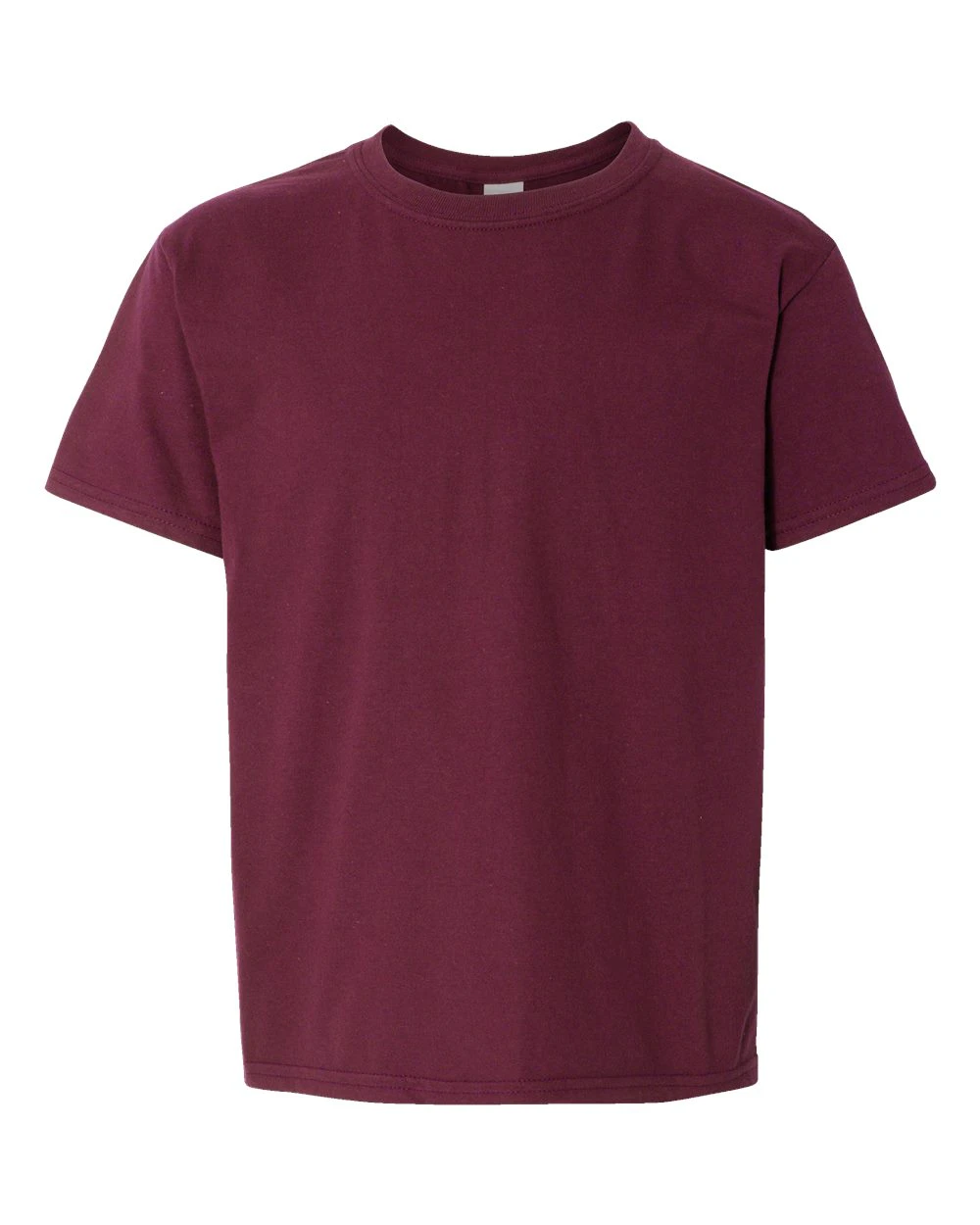 Gildan Softstyle Youth T Shirt G640 B Maroon | Jiffy