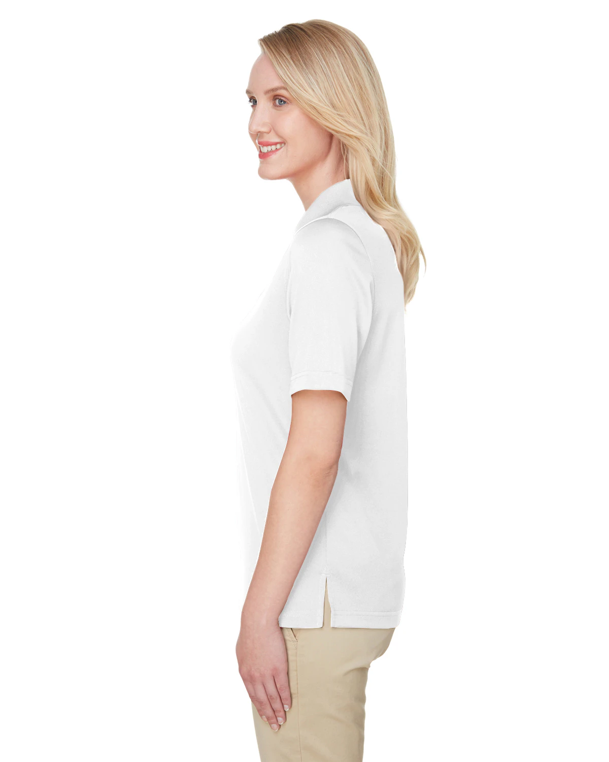 Harriton Women's Advantage Snag Protection Plus Il Polo M348 W White ...