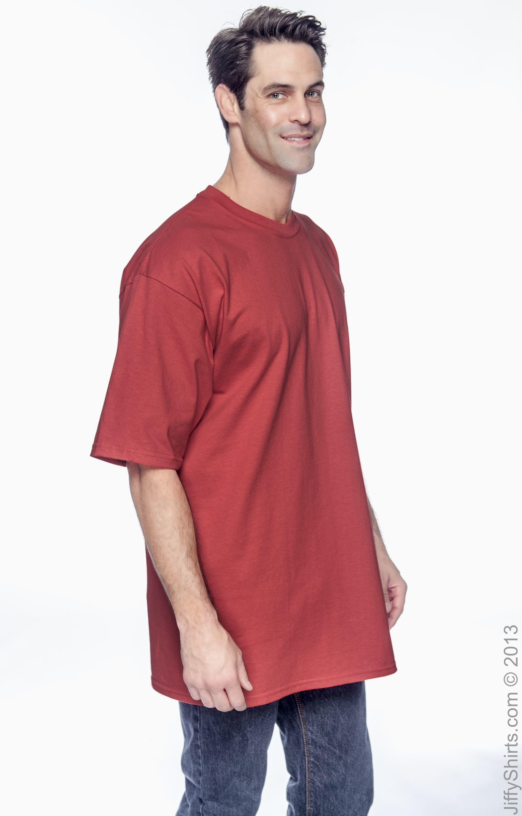 Gildan Unisex Ultra Cotton® Tall T Shirt G200 T Red | Jiffy